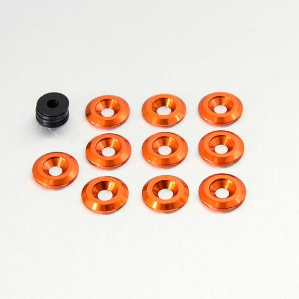 Aluminum Countersunk Washers M6 (22mm O/D) Pack x10 - Walmart.com