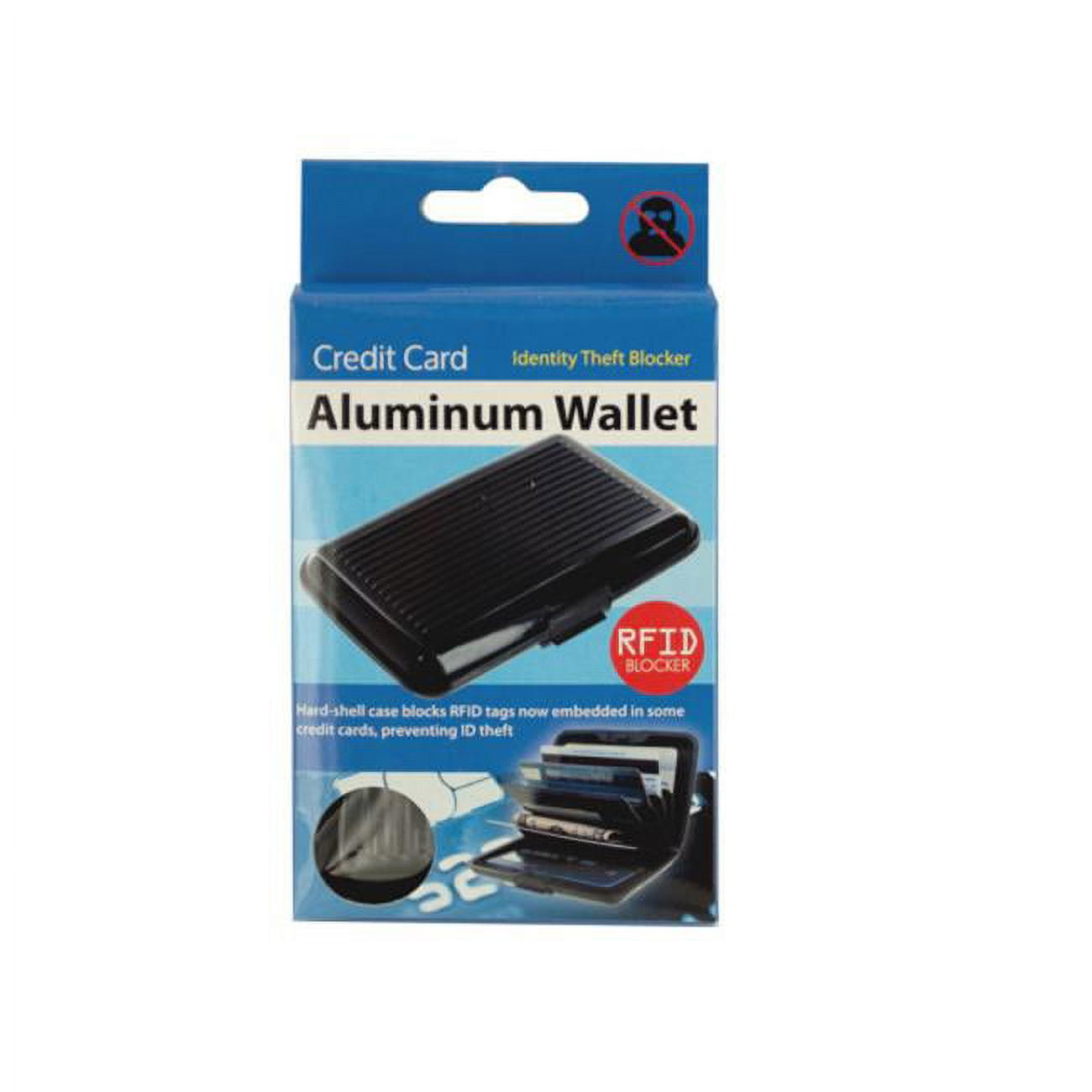 Aluminum Credit Card Wallet- 24 Piece -Pack of 24 - Walmart.com