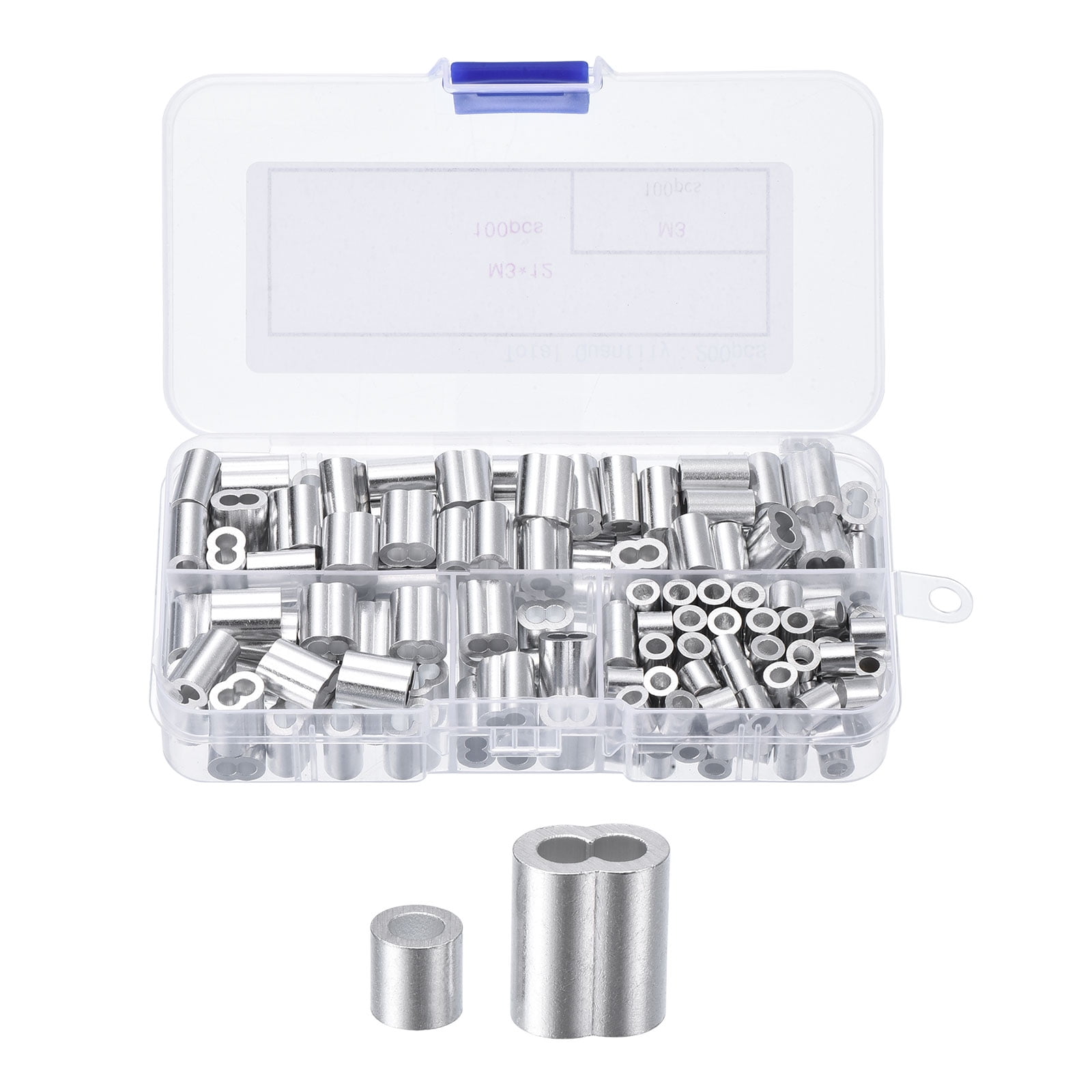 Aluminum Crimping Loop Sleeve 1/8'' Double Ferrule and 1/8'' Crimping ...