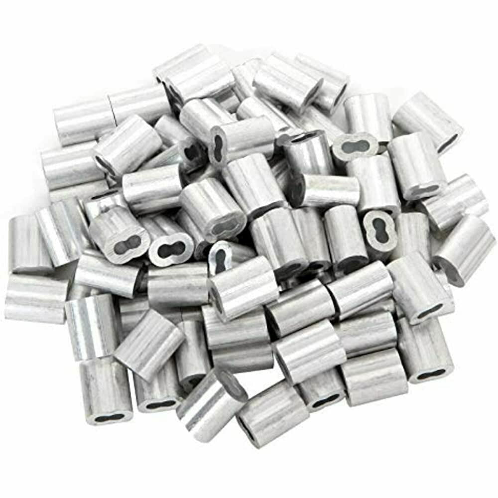 Aluminum Crimping Loop Sleeves - Cable Ferrule - Wire Rope Sleeves ...