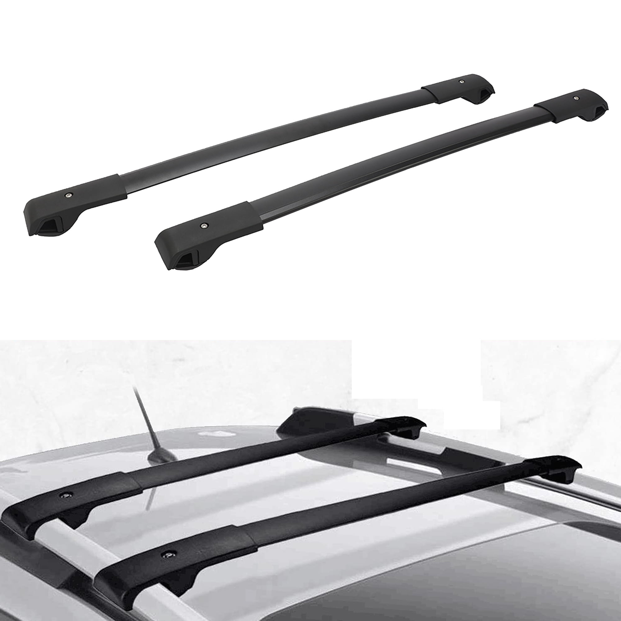 Aluminum Cross Bar Roof Rack Rail For Subaru Forester Impreza 2014-2024 ...