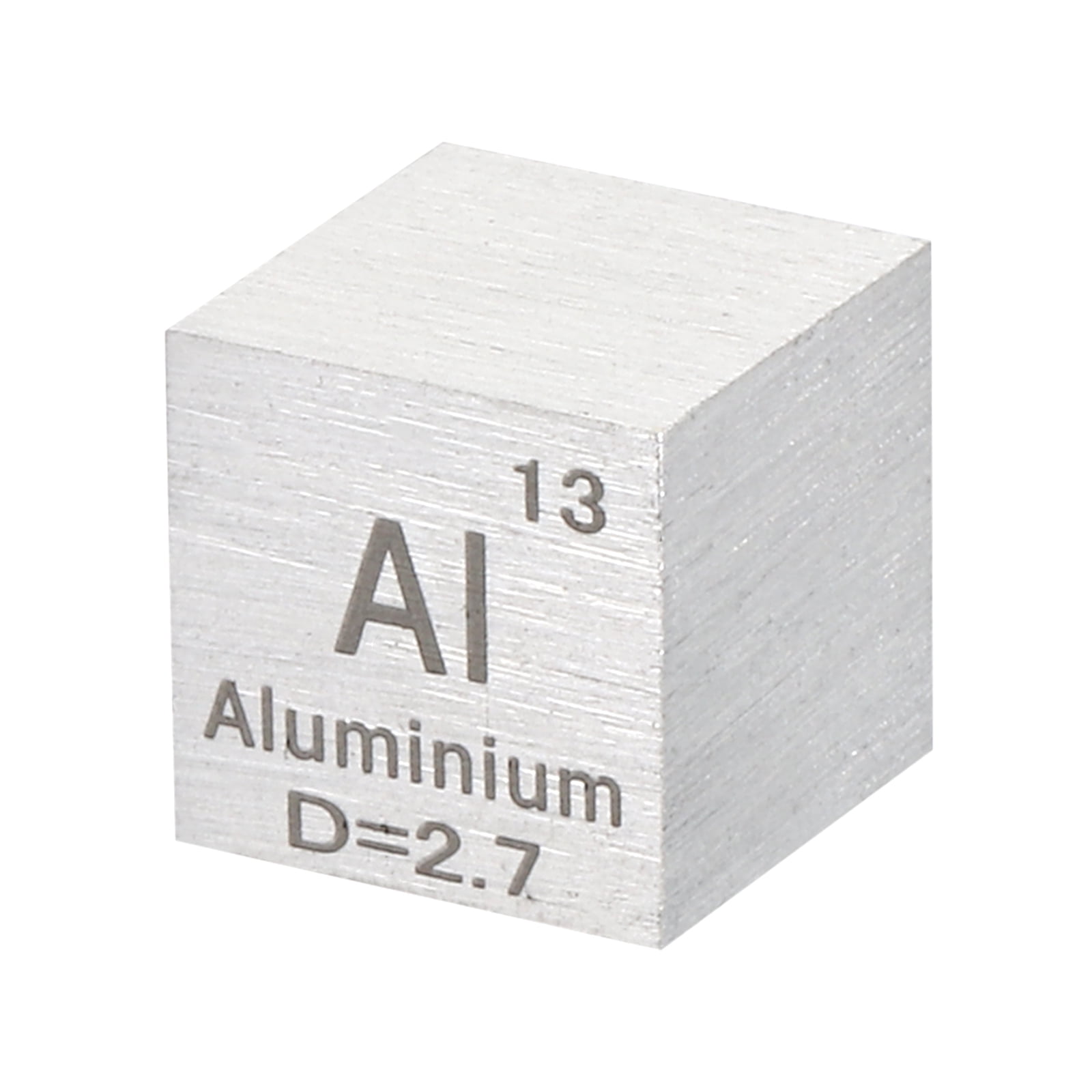 Aluminum Cube, 10mm Al Density Cube High Density Element Cube Unique ...