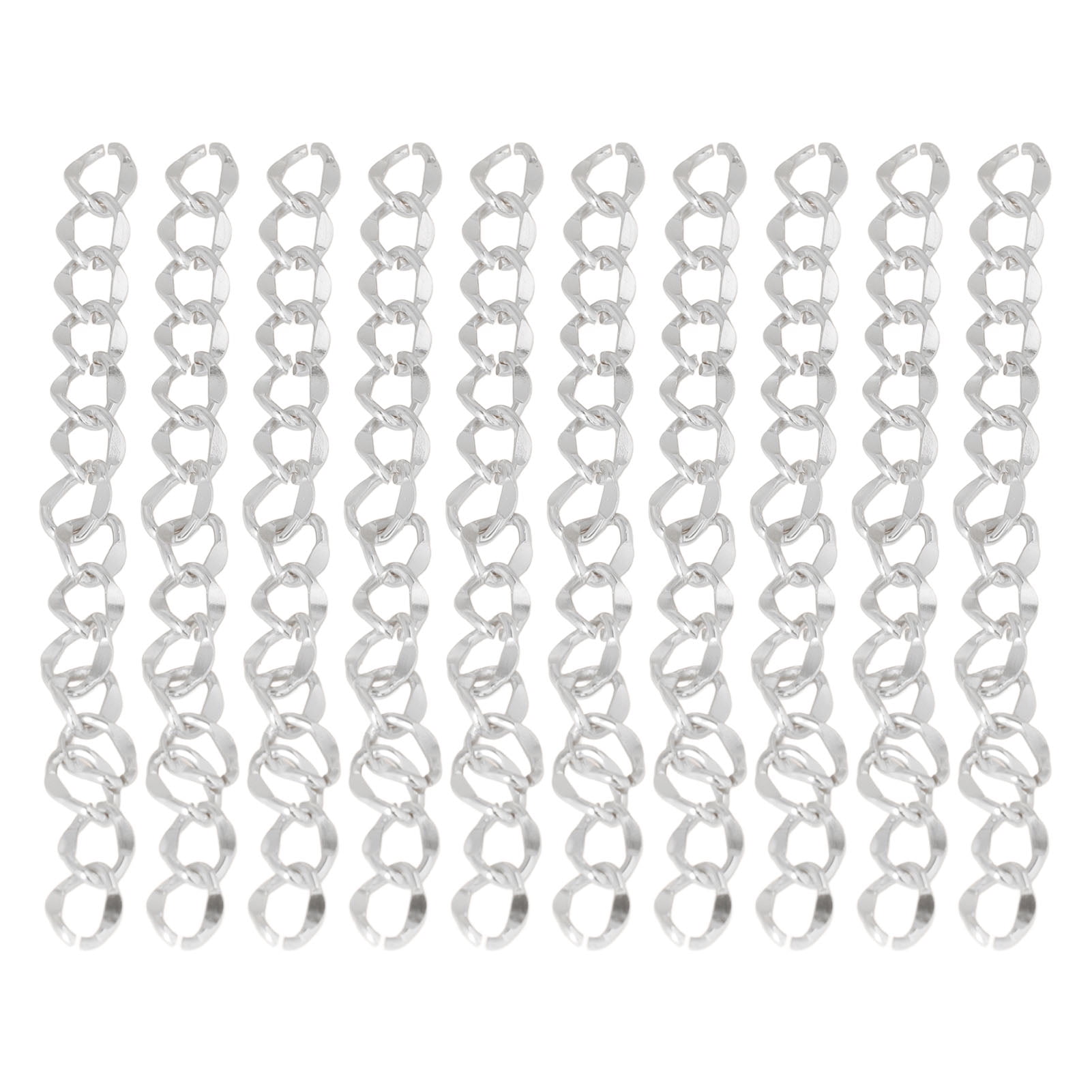 Aluminum Curb Chain, 32.8 Feet Long, DIY Handcraft Strong Durable Metal ...