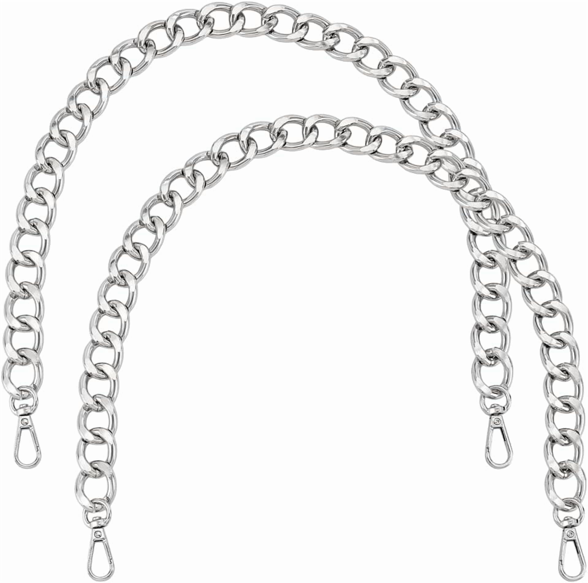 Aluminum Curb Chain bag Handles with Alloy Swivel Clasps for bag ...