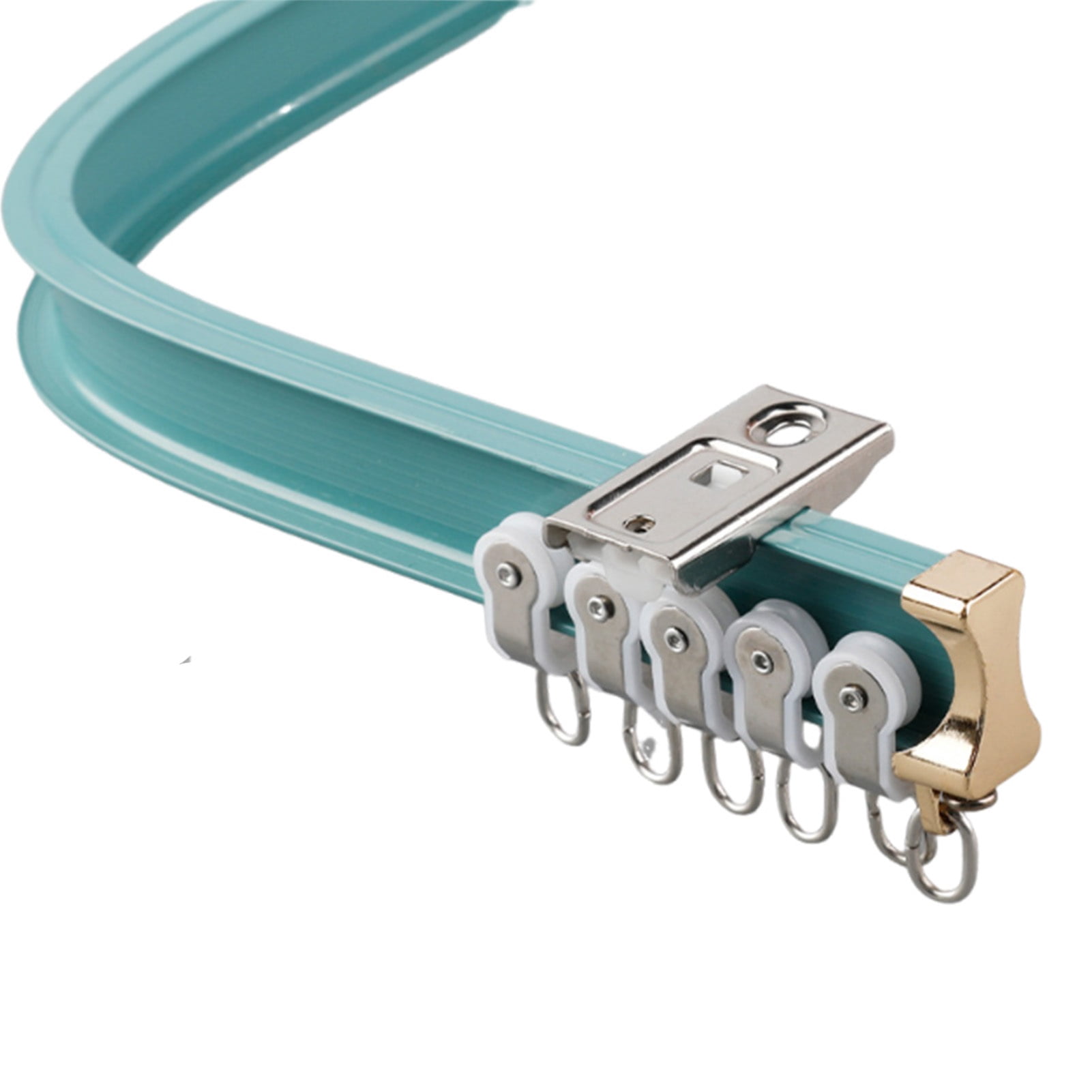 Aluminum Curtain Tracks, Bendable Wall Mount Curtain Rail System ...