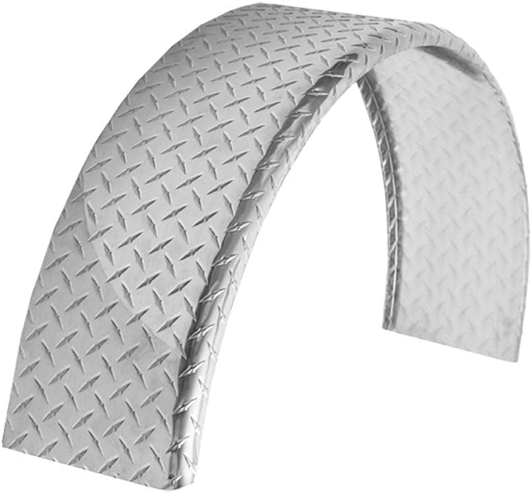 Aluminum Diamond Plate Round Top Fender 10" X 34" X 17" | Car Hauler ...