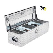 TUFFIOM 36 inch Aluminum Truck Toolbox, Dual Lock & Keys, Storage for ...