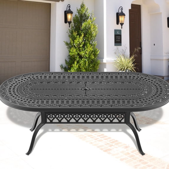 Aluminum Dining Set - All-Weather Coating - Outdoor Entertainment ...