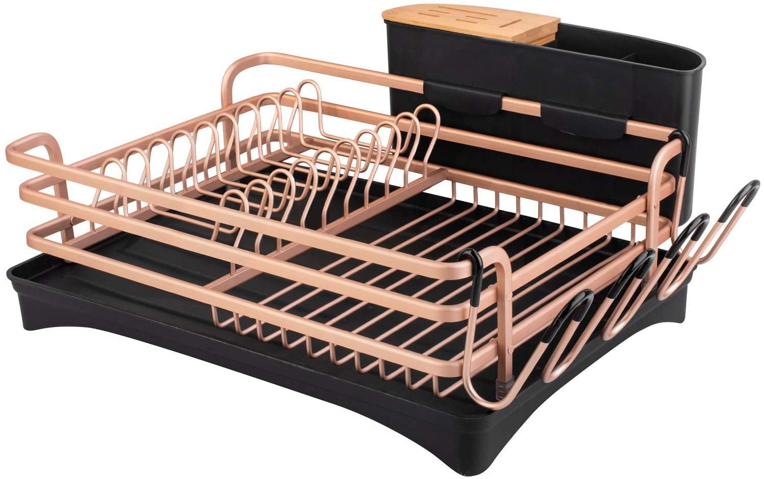 Aluminum Dish Drying Rack, Dish Racks for Kitchen Counter, Dish Drainer ...