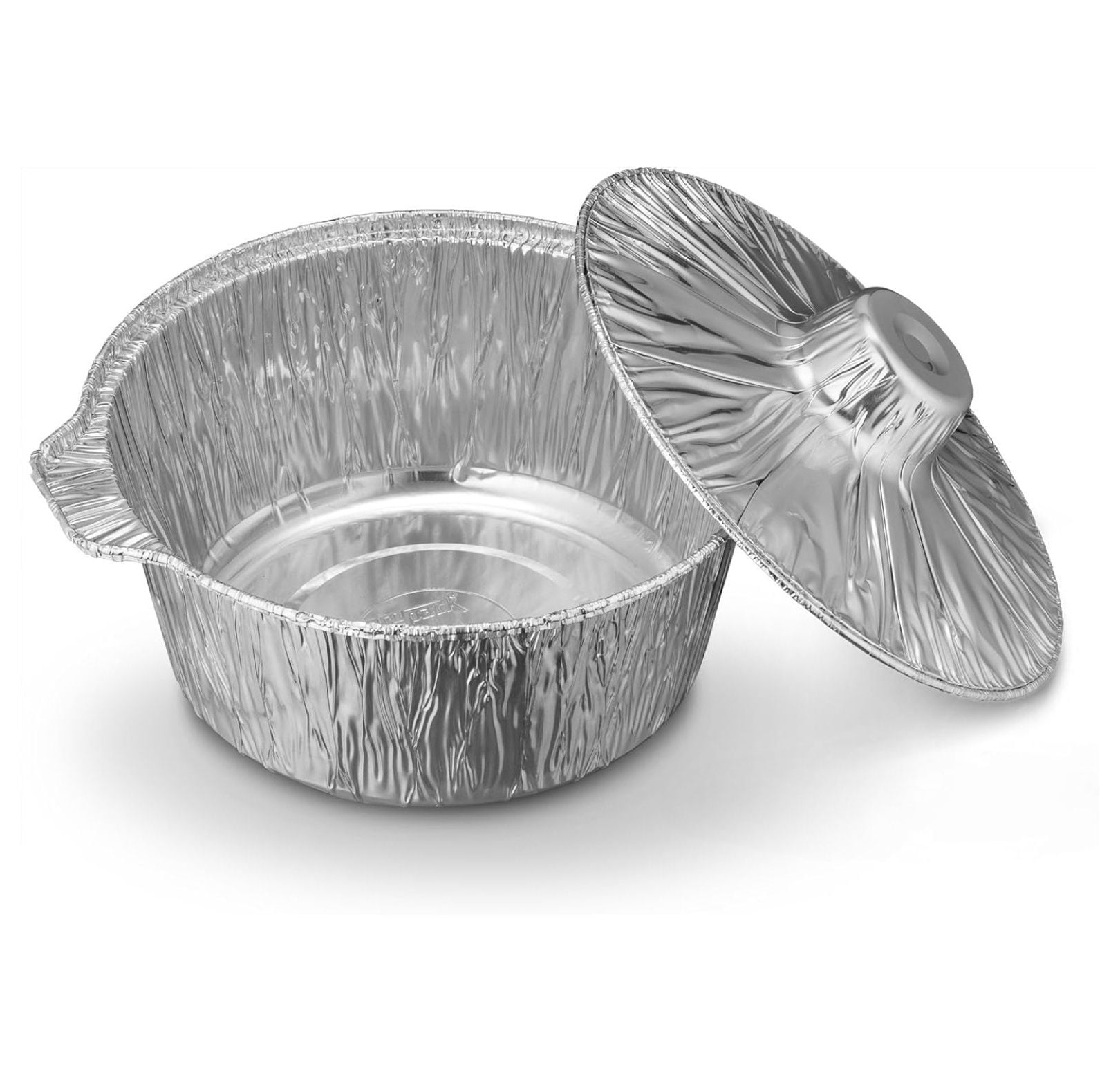 Aluminum Disposable Pots With Lids Small 3.5 Quarts Pack of 5 ...