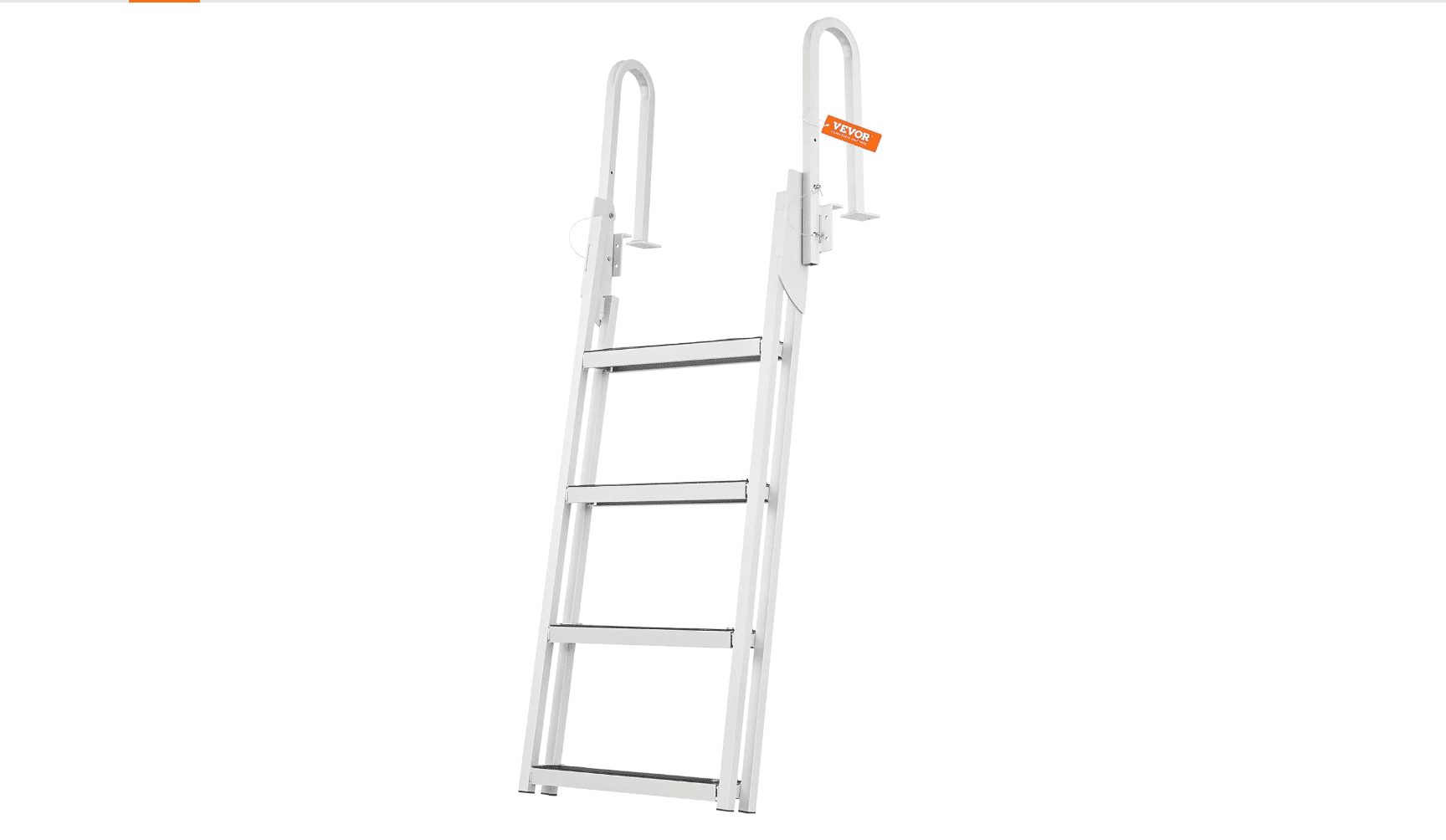 Aluminum Dock Ladder Inclined Flip Up 350lbs 4 Levels - Walmart.com