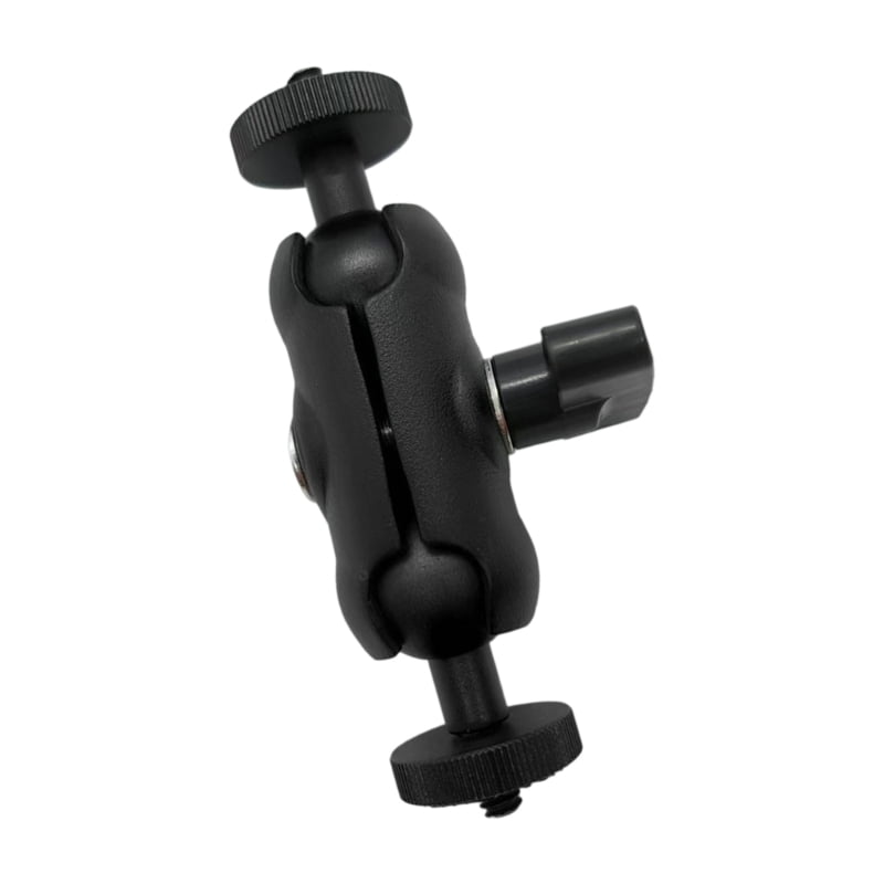 Aluminum Double Ball Head Arm 1/4inch Screw Adapter Tripod For Camera ...