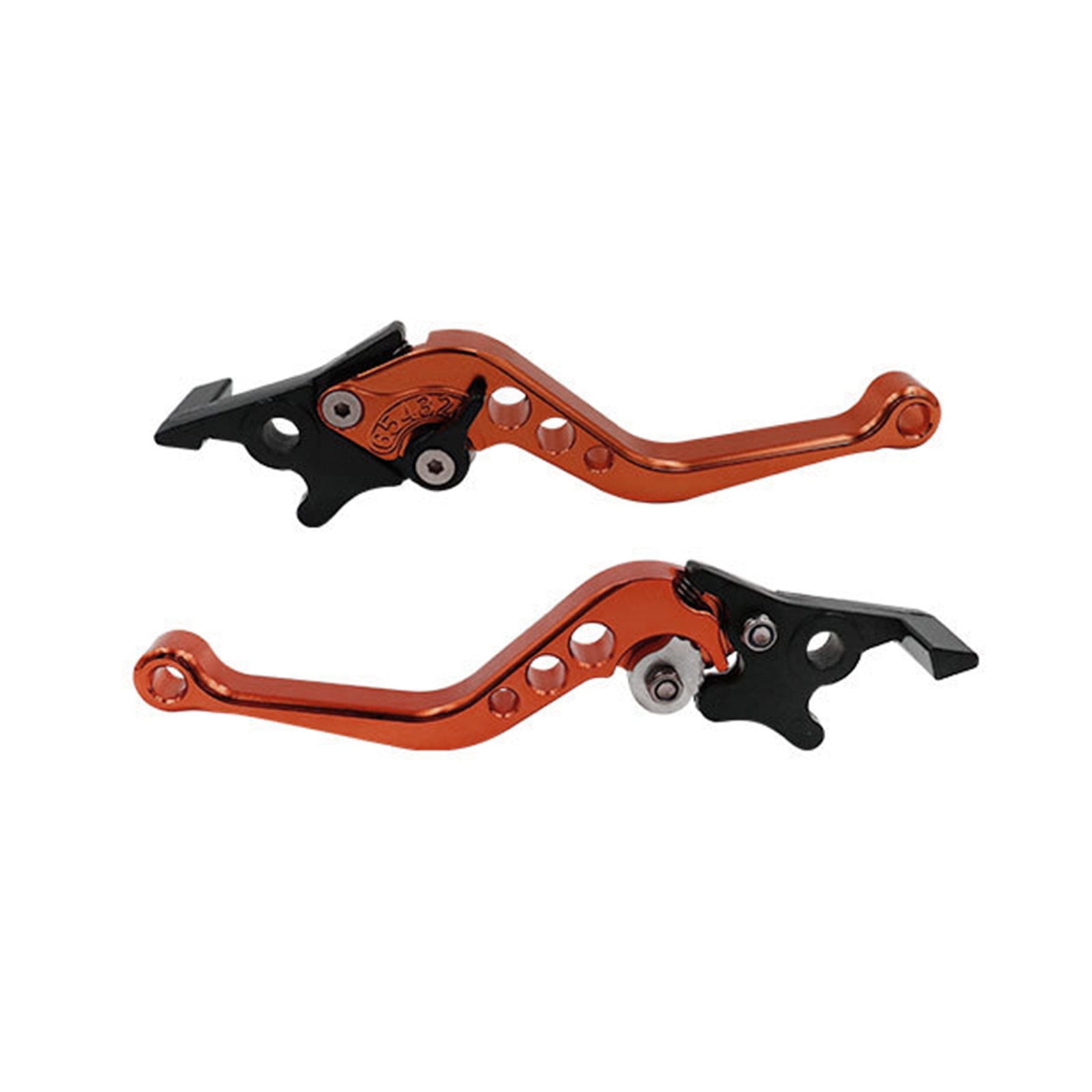 Aluminum Double Disc Brake Handle Lever Adjustable for Motorcycles ...