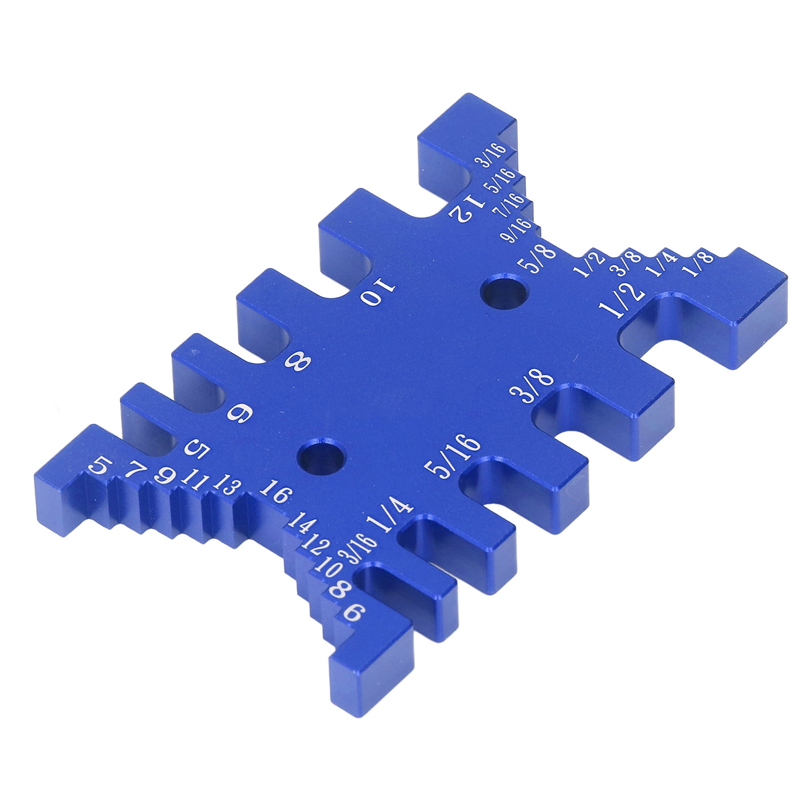 Aluminum Dovetail Jig Tenon Caliper - Metric/Imperial Scale Card ...