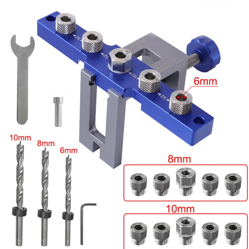 Aluminum Doweling Jig Drill Guide Locator For Pocket Cabinet Hole ...