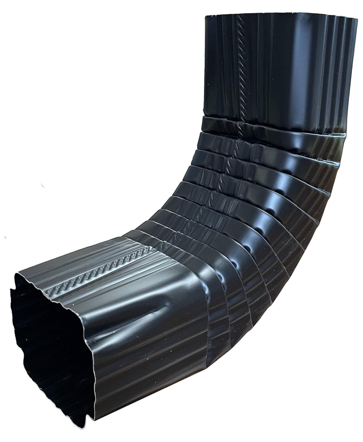 Aluminum Downspout Gutter Elbow | 3x4 Style A Elbow 90 Degree | Black ...