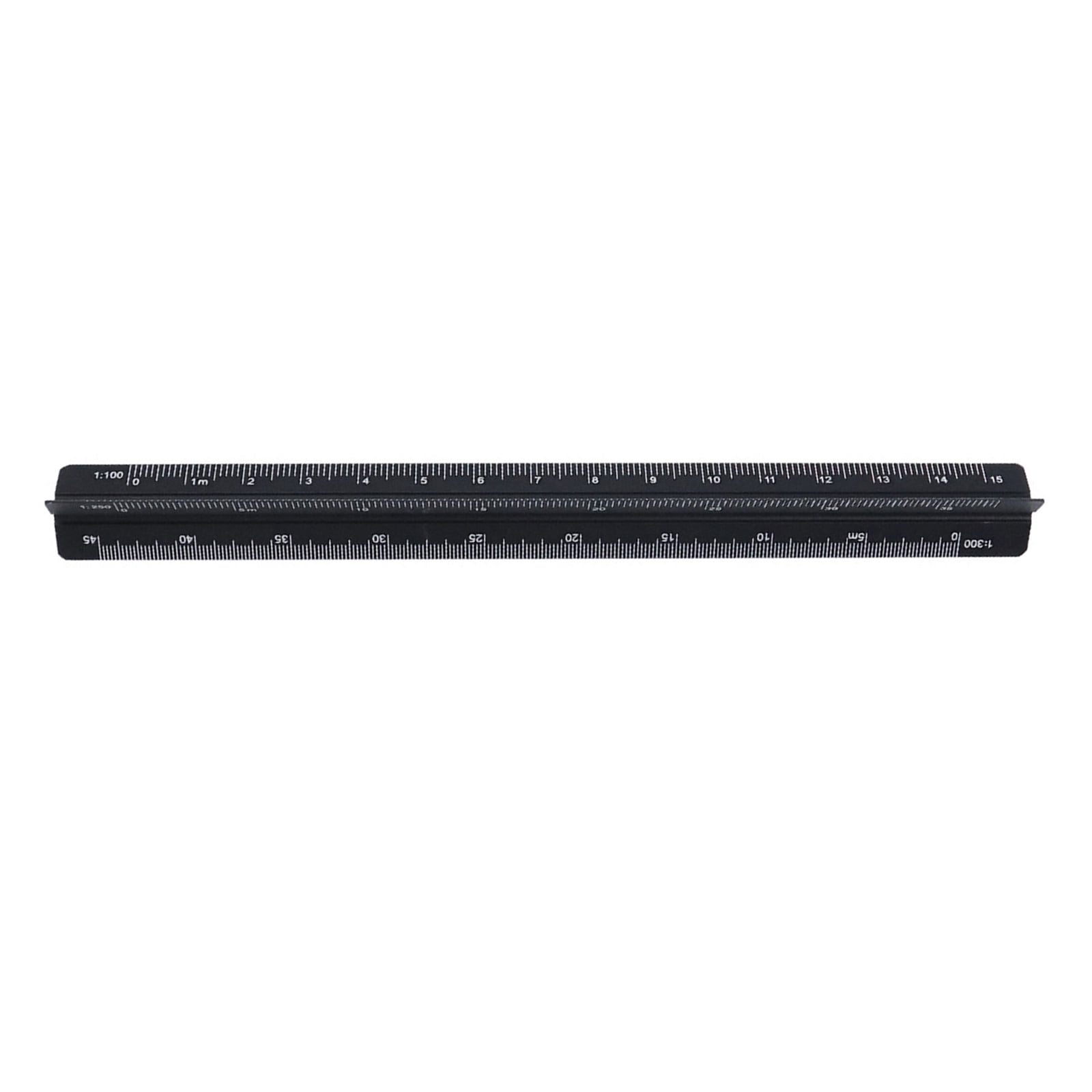 Aluminum Drafting Ruler With Clear Engraved Markings Measuring Scale ...
