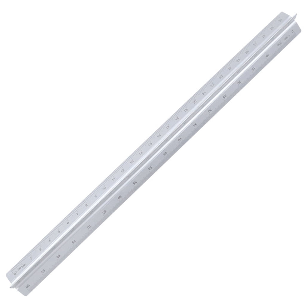 Aluminum Drafting Ruler With Clear Engraved Markings Measuring Scale ...