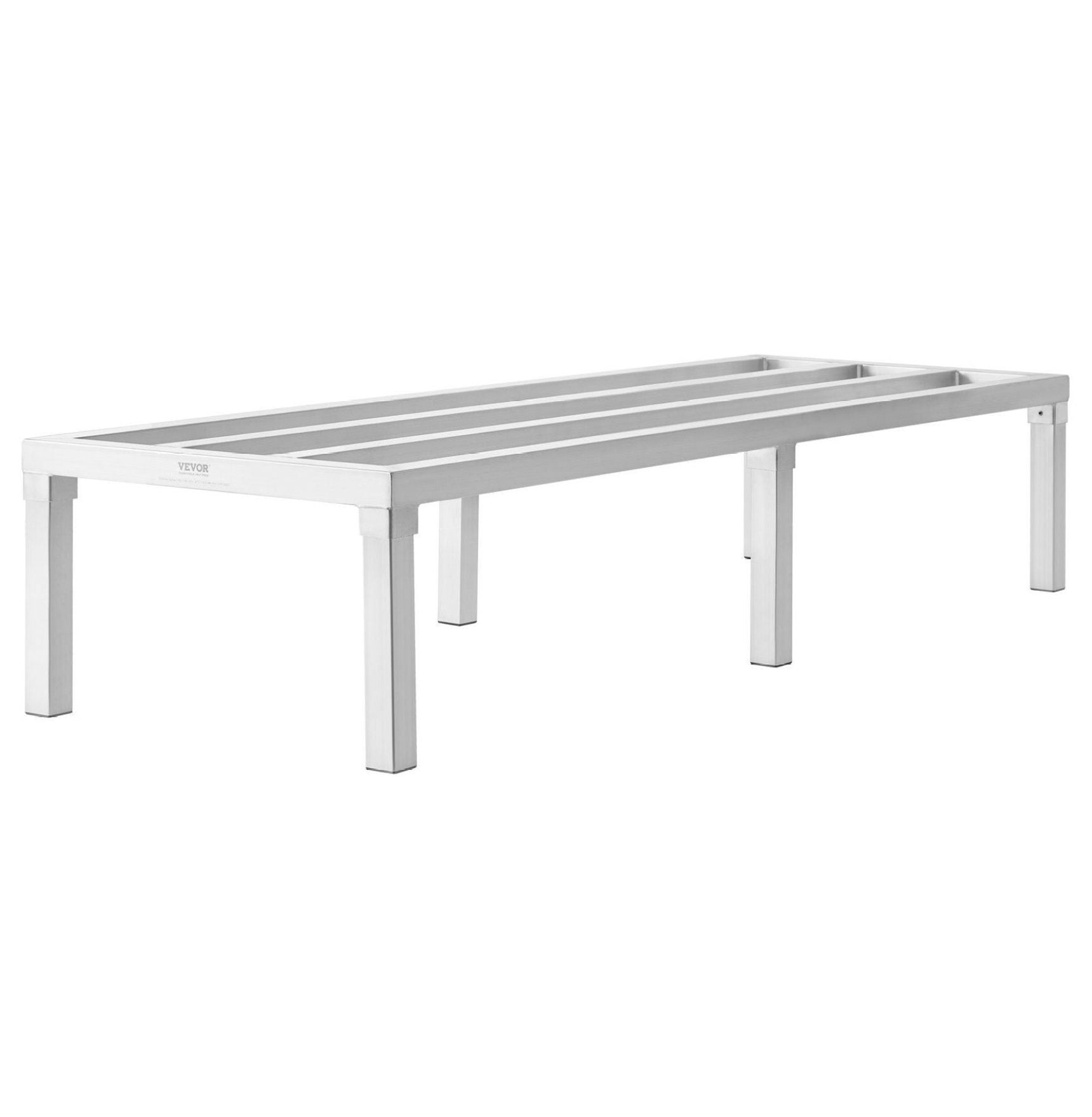Aluminum Dunnage Rack 60x20x12 - 1800lbs Capacity - Welded Storage Rack ...