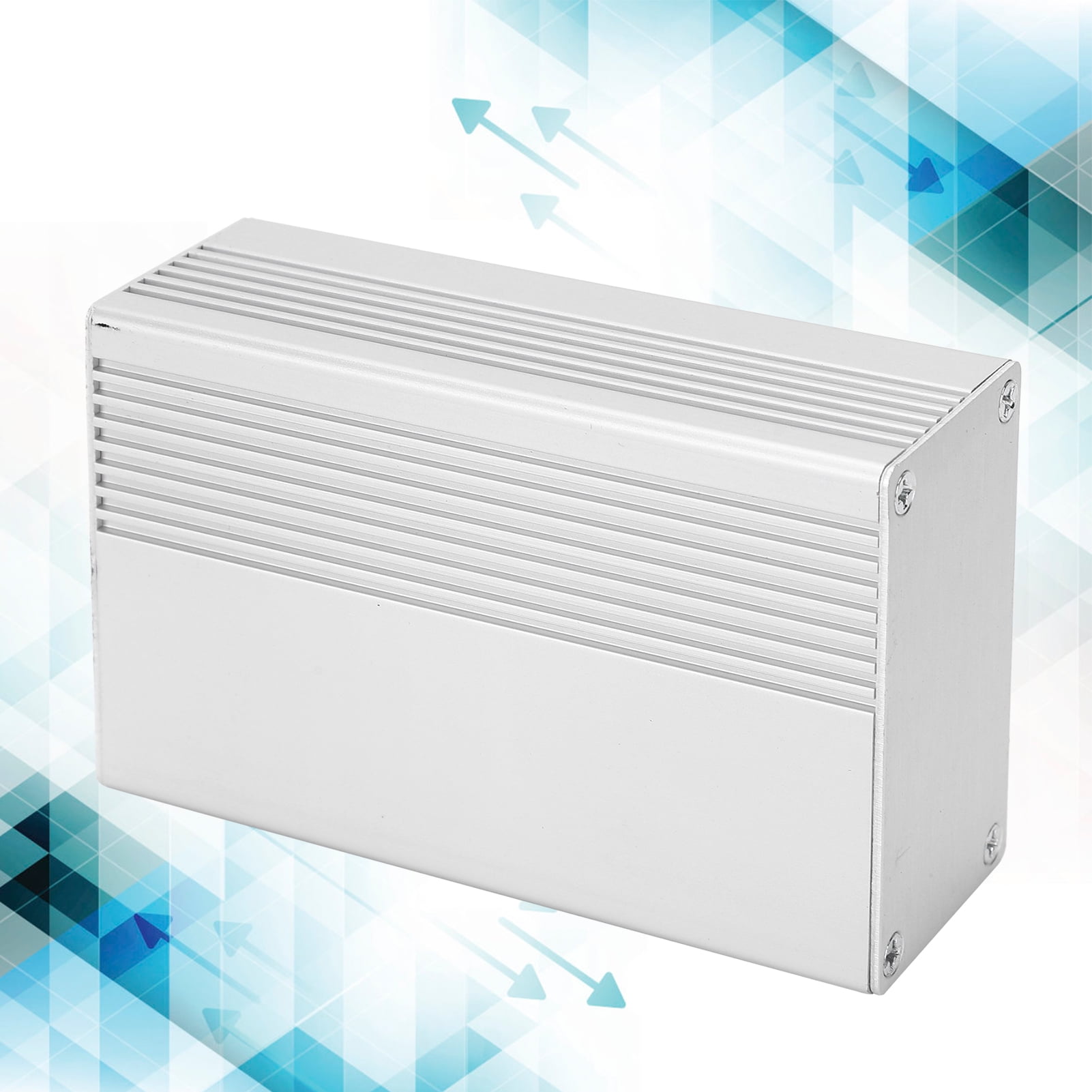 Aluminum Enclosure Case, Electronic Project Case Gray Aluminum ...