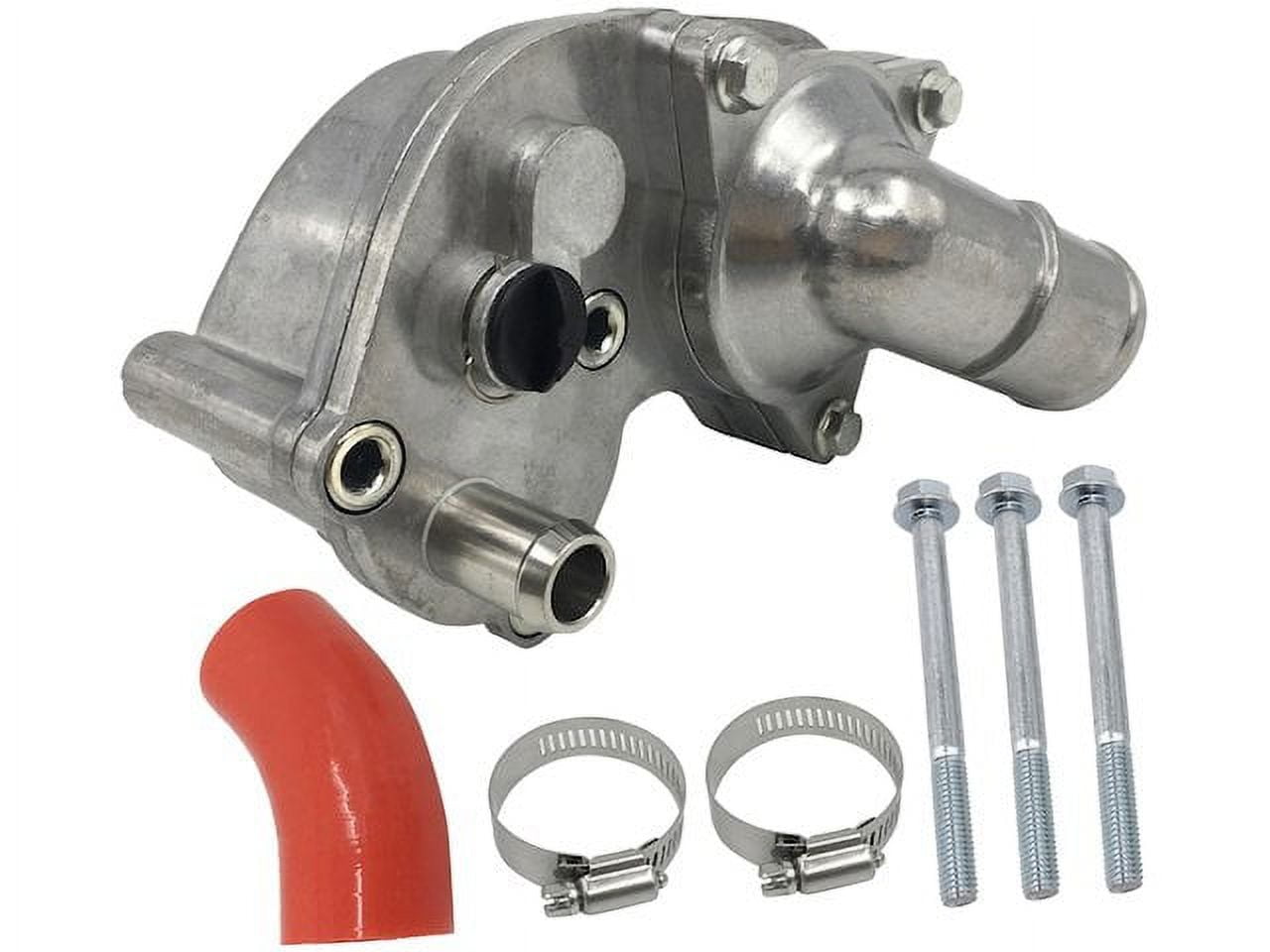 Aluminum Engine Coolant Thermostat and Housing Assembly - Compatible ...