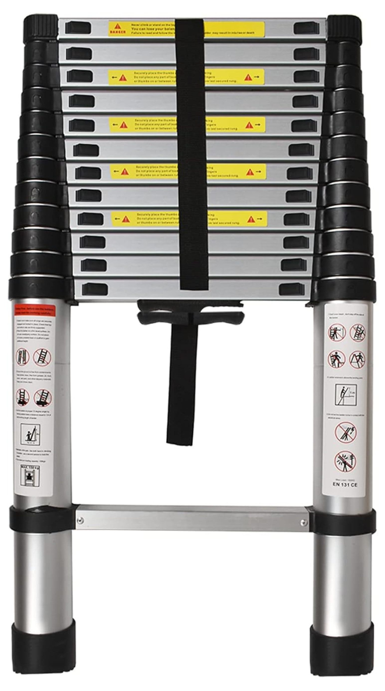 Aluminum Extendable Ladder Collapsible Ladder Folding Telescoping ...