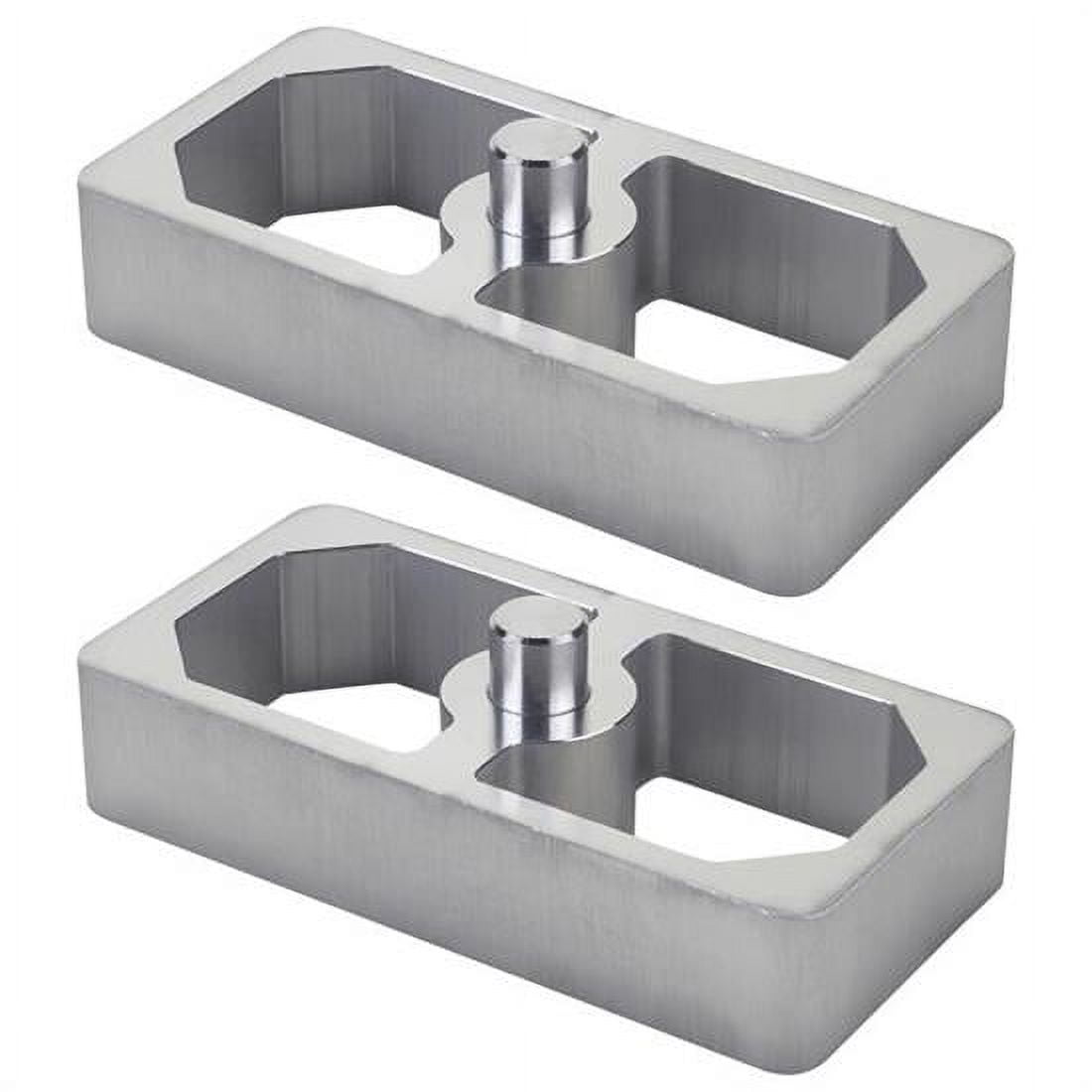 Aluminum Extruded Leaf Spring Lowering Block, 1 Inch - 2 PK - Walmart.com