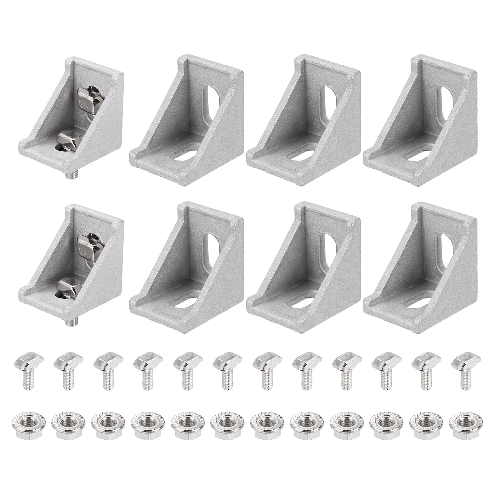 Aluminum Extrusion Profile Connector Set, 3030B Series Corner Brackets ...