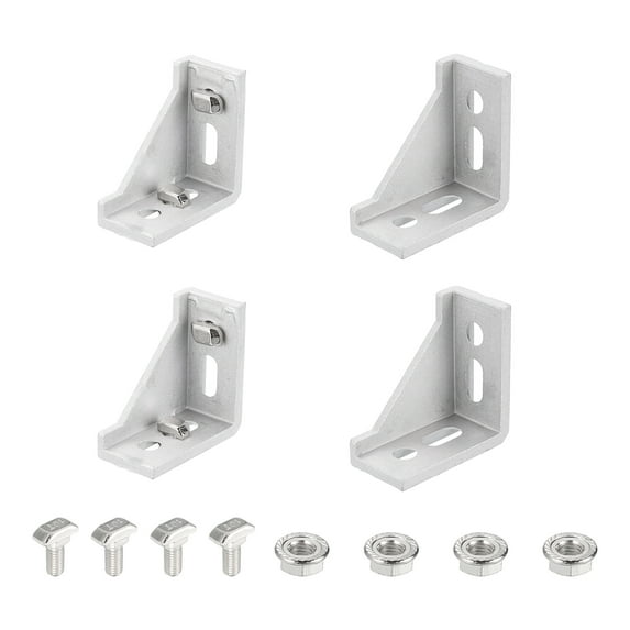 Aluminum Extrusion Profile Connector Set, 3060 Series Corner Brackets,4 ...