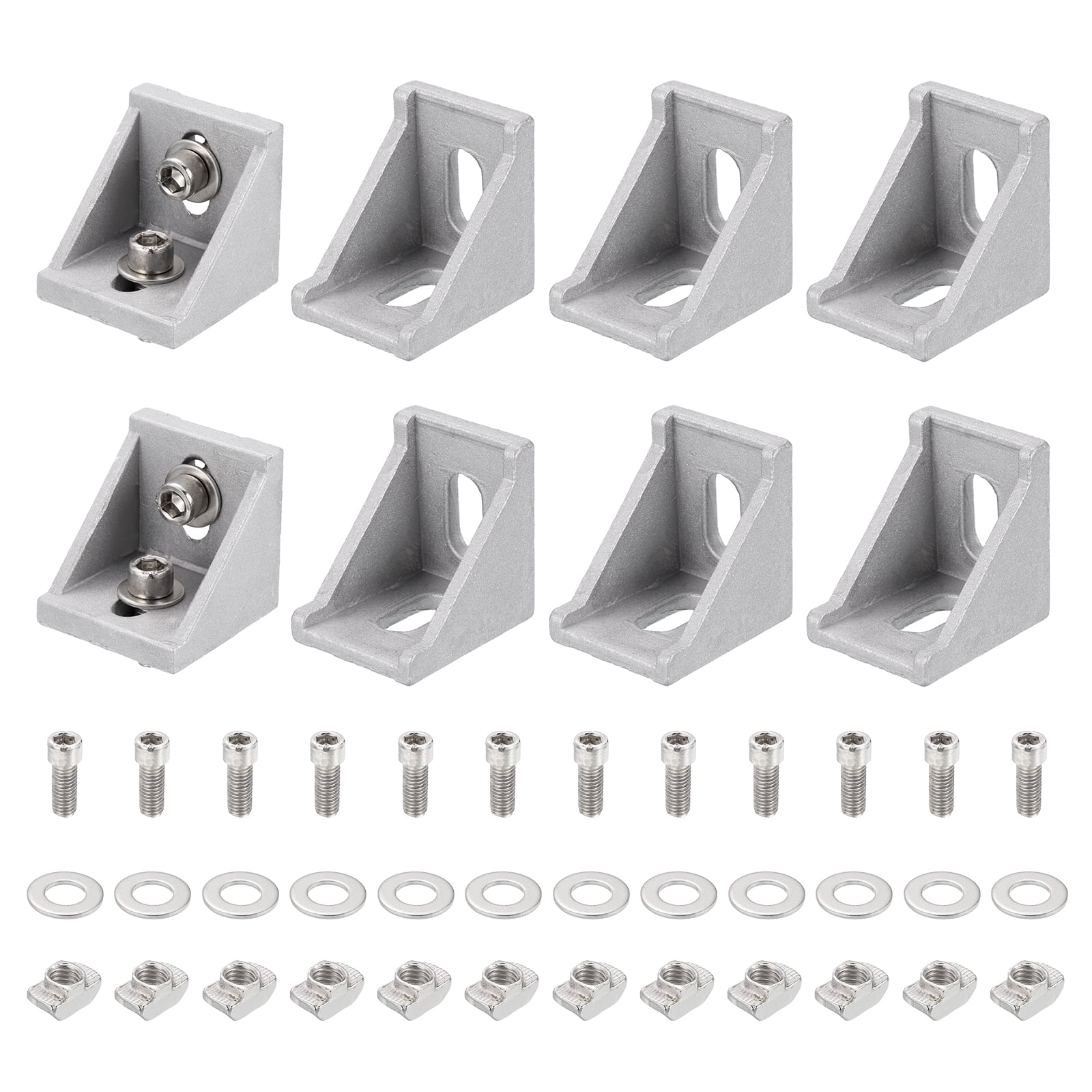 Aluminum Extrusion Profile Connector Set, 4545 Series Corner Bracket,8 ...