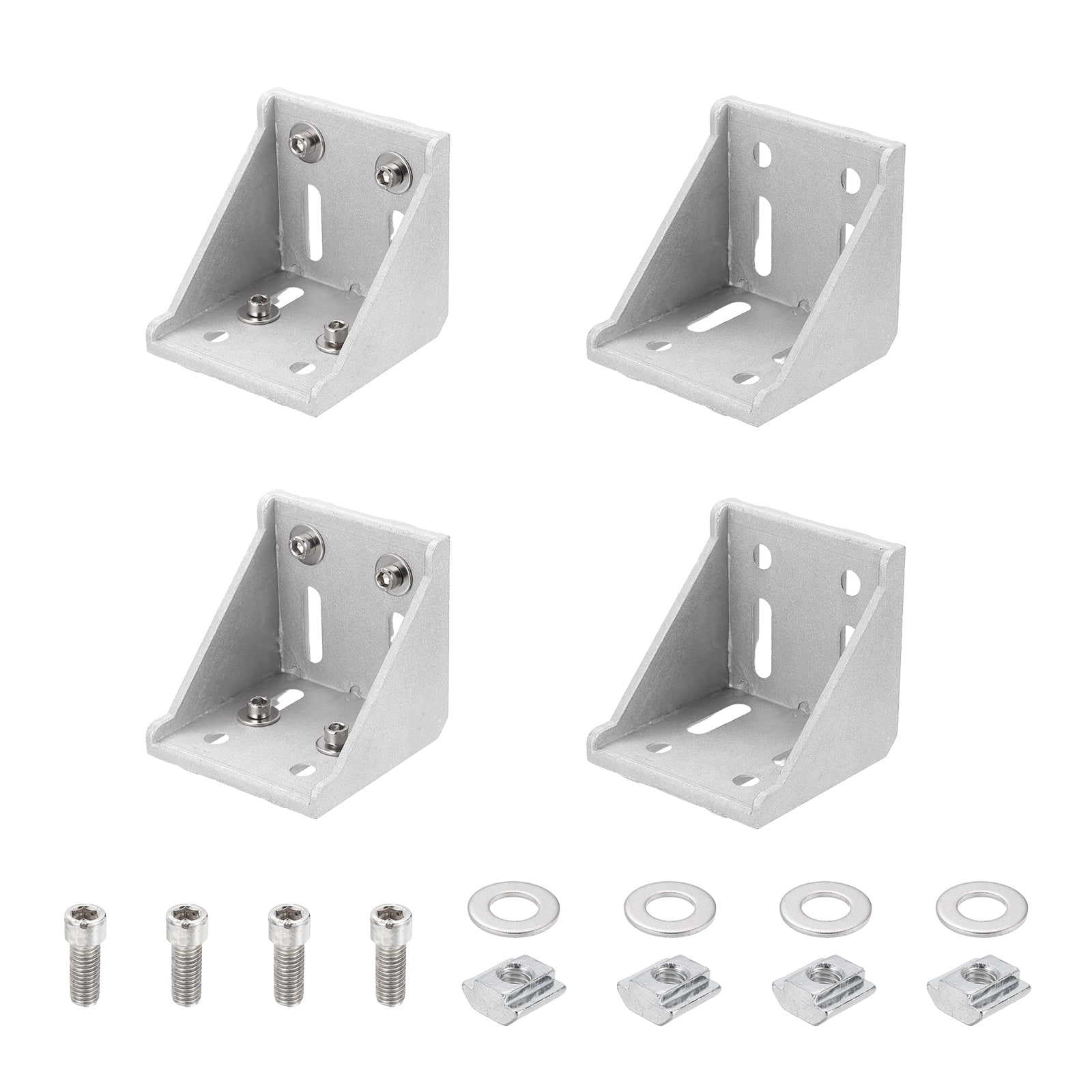 Aluminum Extrusion Profile Connector Set, 8080 Series Corner Bracket,4 ...