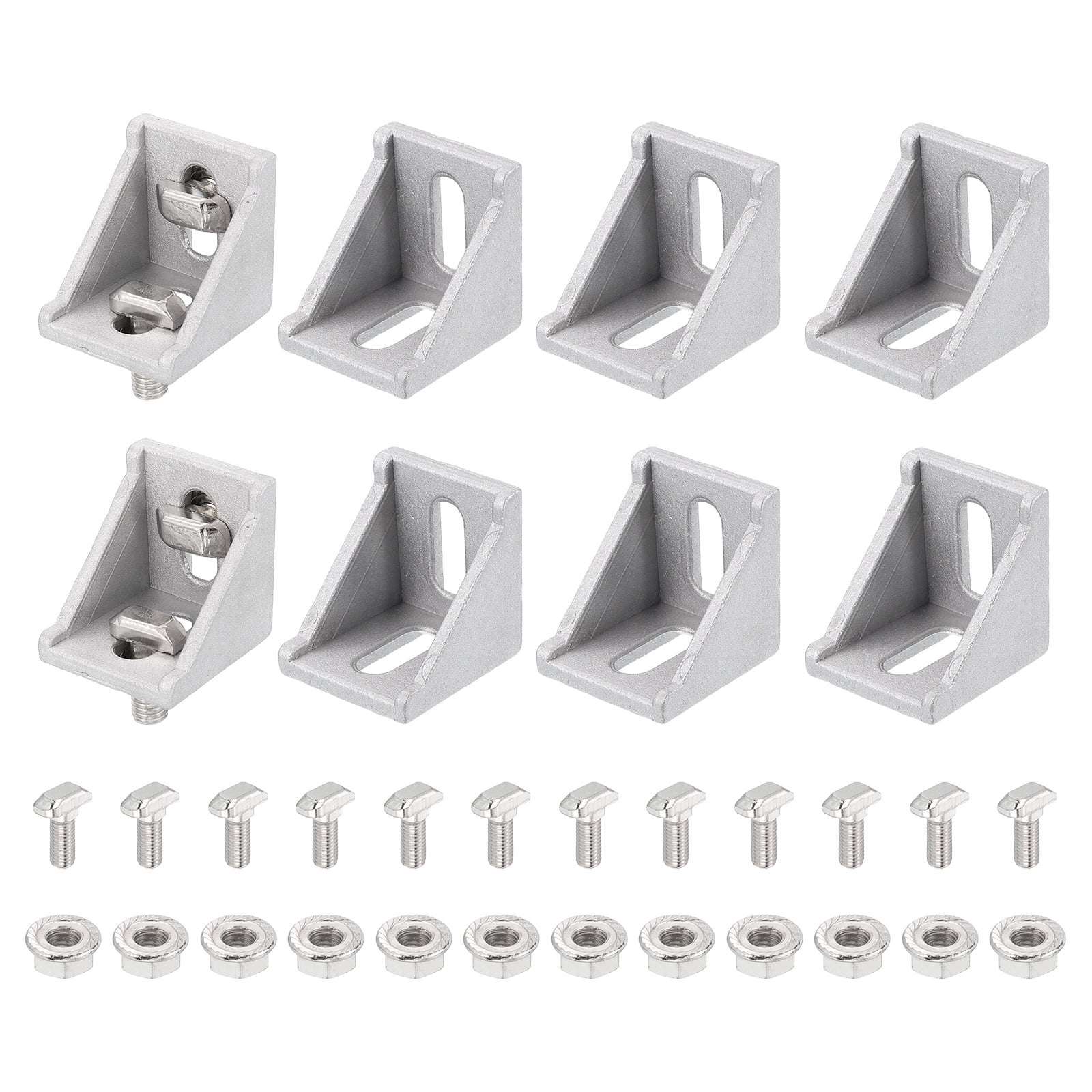Aluminum Extrusion Profile Connector Sets, 4040A Series Corner Brackets ...