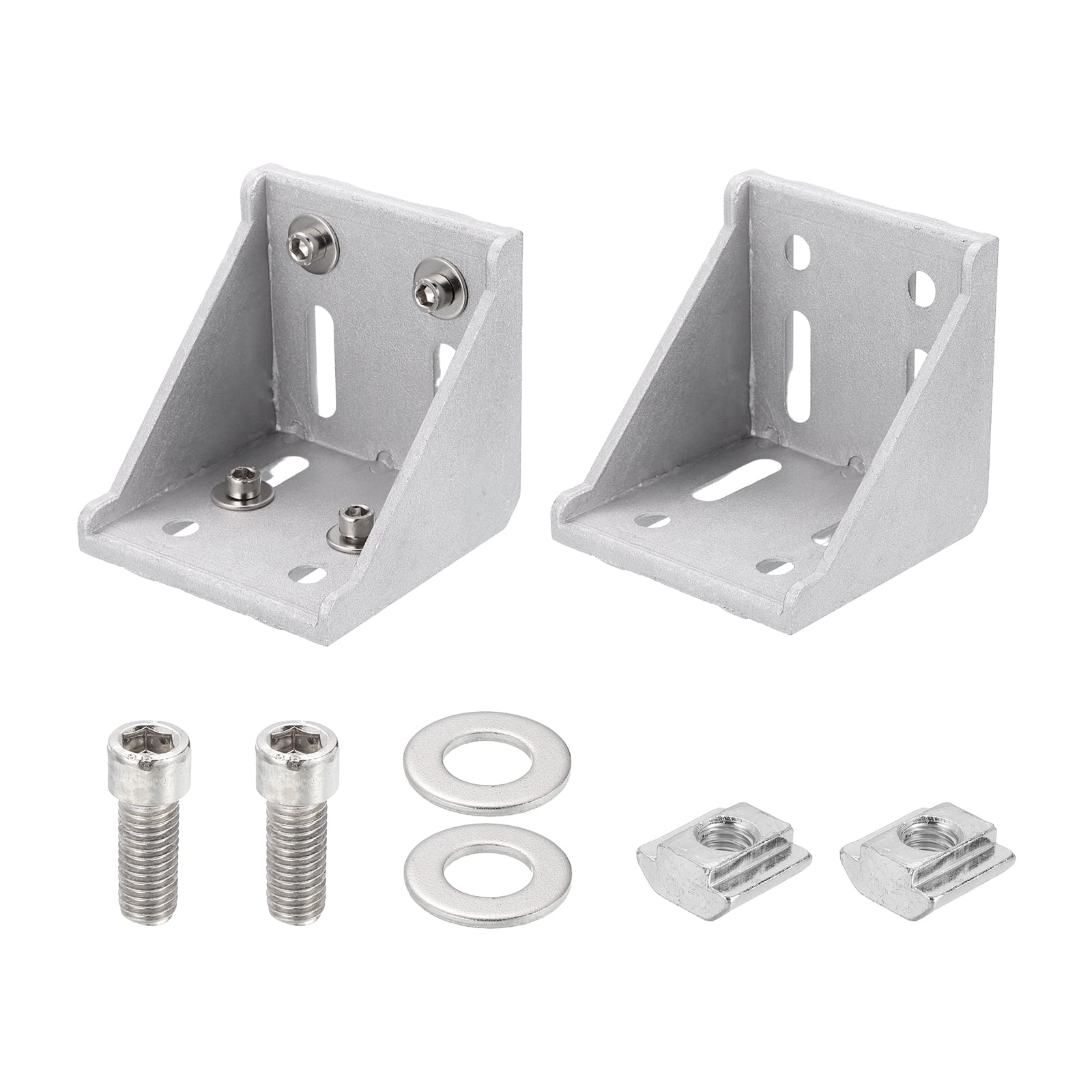 Aluminum Extrusion Profile Connector Sets, 8080 Series Corner Brackets ...