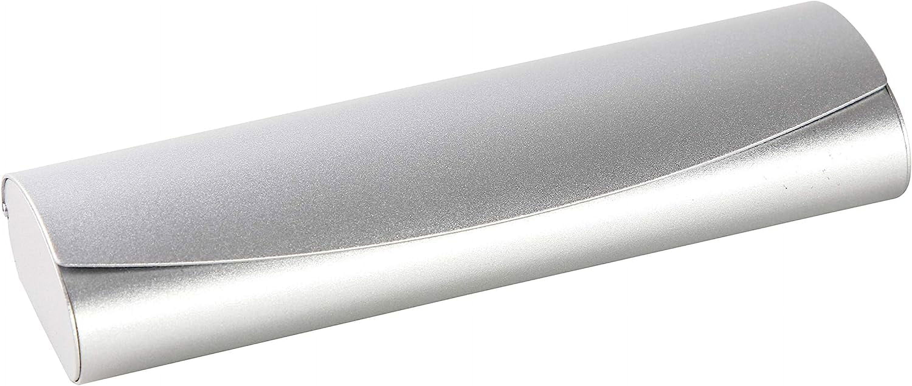 Aluminum Eyeglass Case For Small Frames In Black Or Silver - Walmart.com