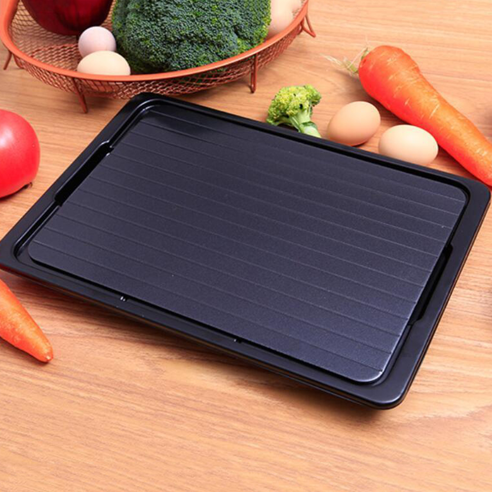 Aluminum Fast Defrosting Tray Thawing Plate Family Quick Thawing Frozen ...