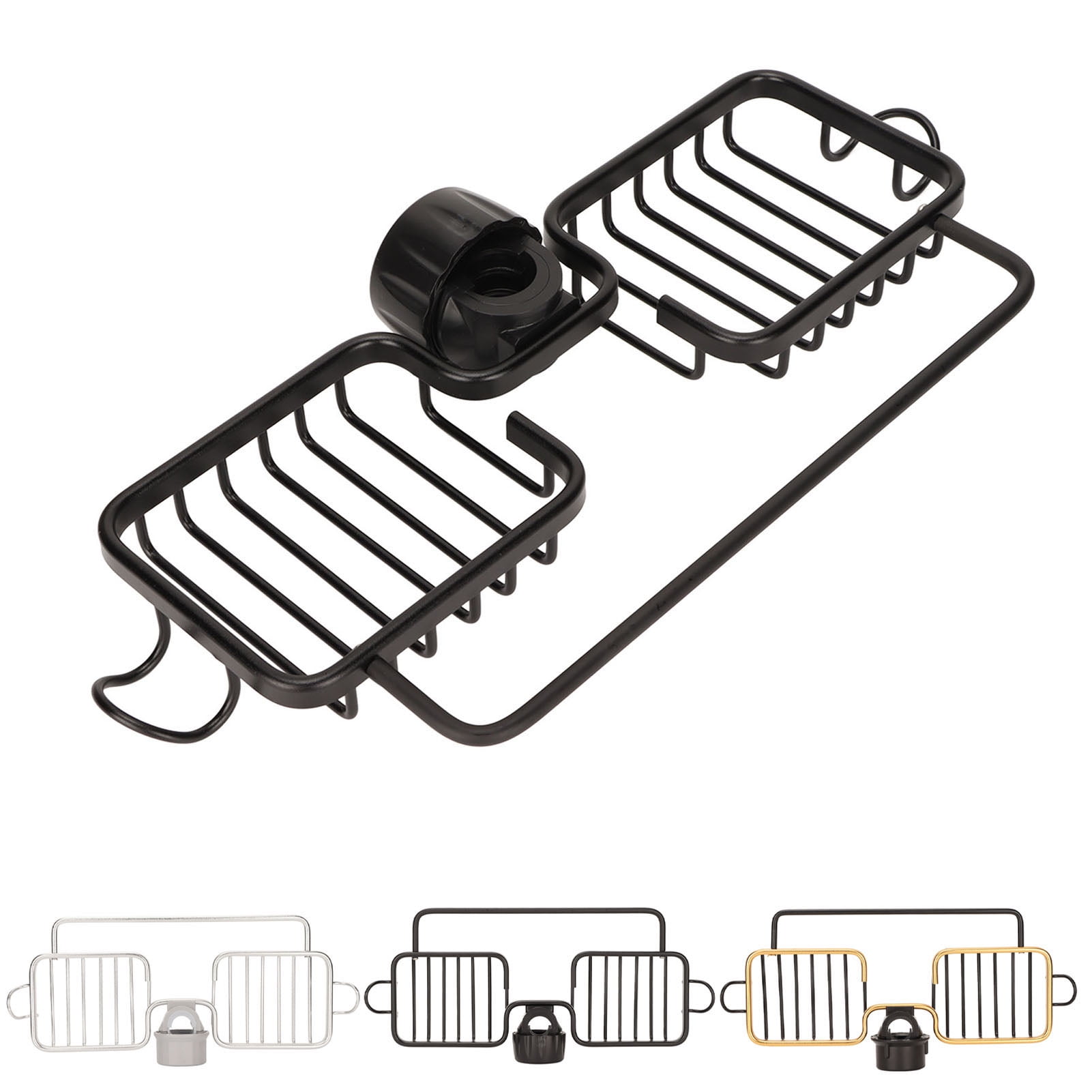 Aluminum Faucet Sponge Hook Holder for Kitchen Sink Adjustable ...