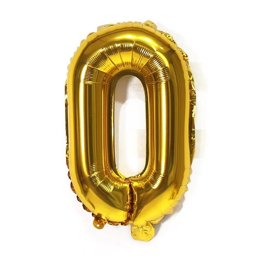Aluminum Film Balloon 16-inch Gold Letter Happy Birthday English Letter ...