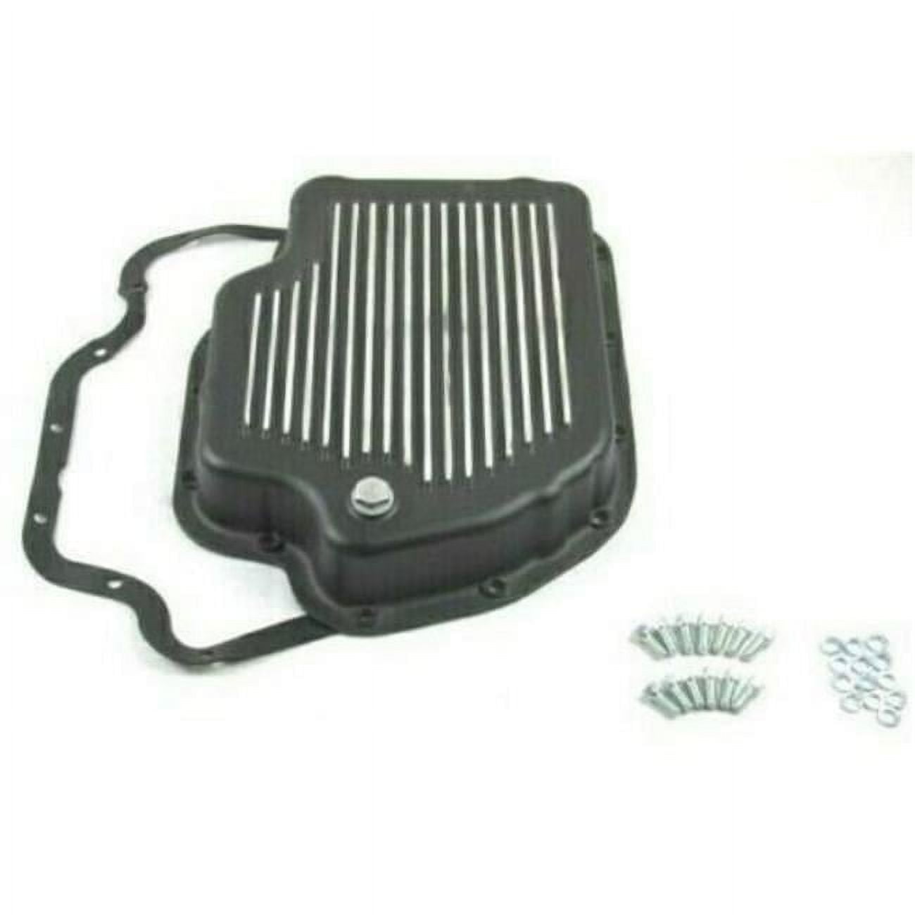 Aluminum Finned Transmission Pan for GM Turbo 400, Black - Walmart.com