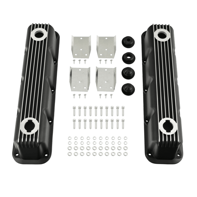 Aluminum Finned Valve Covers Set Mopar Performance for 1992-Up 5.2L/5 ...