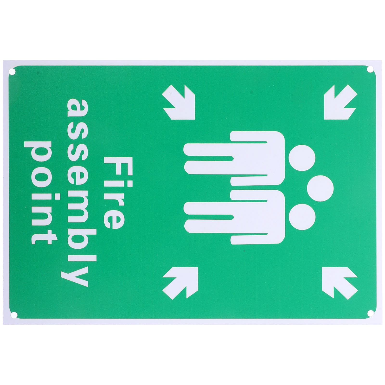 Aluminum Fire Emergency Sign for Park Warning Signs Door Keep Shut Work ...