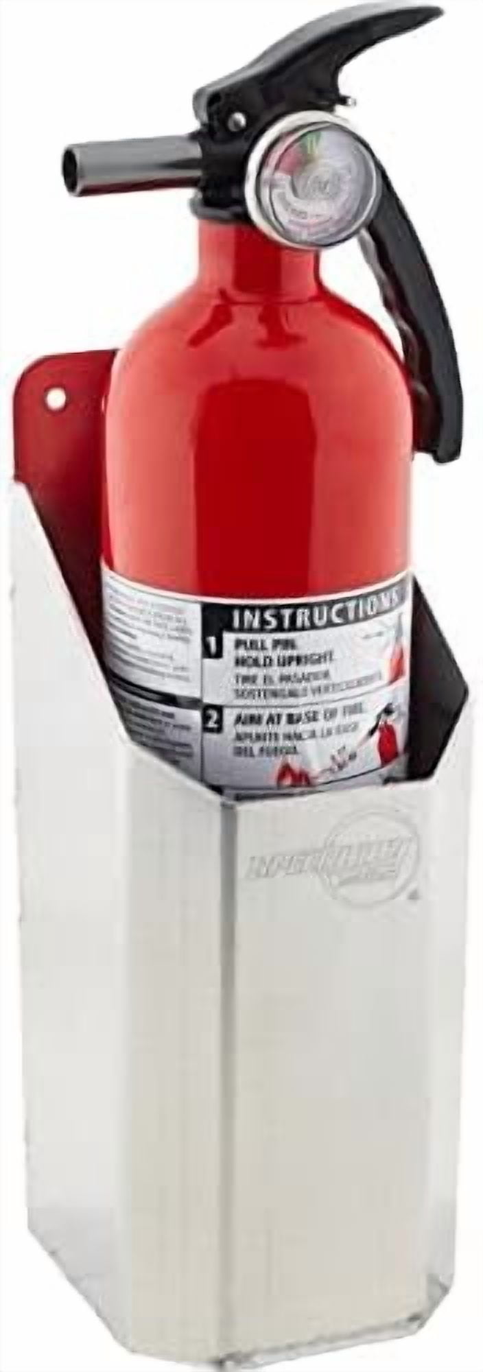 Aluminum Fire Extinguisher Holder for 2 lb. Units with 4 Inch Diameter ...