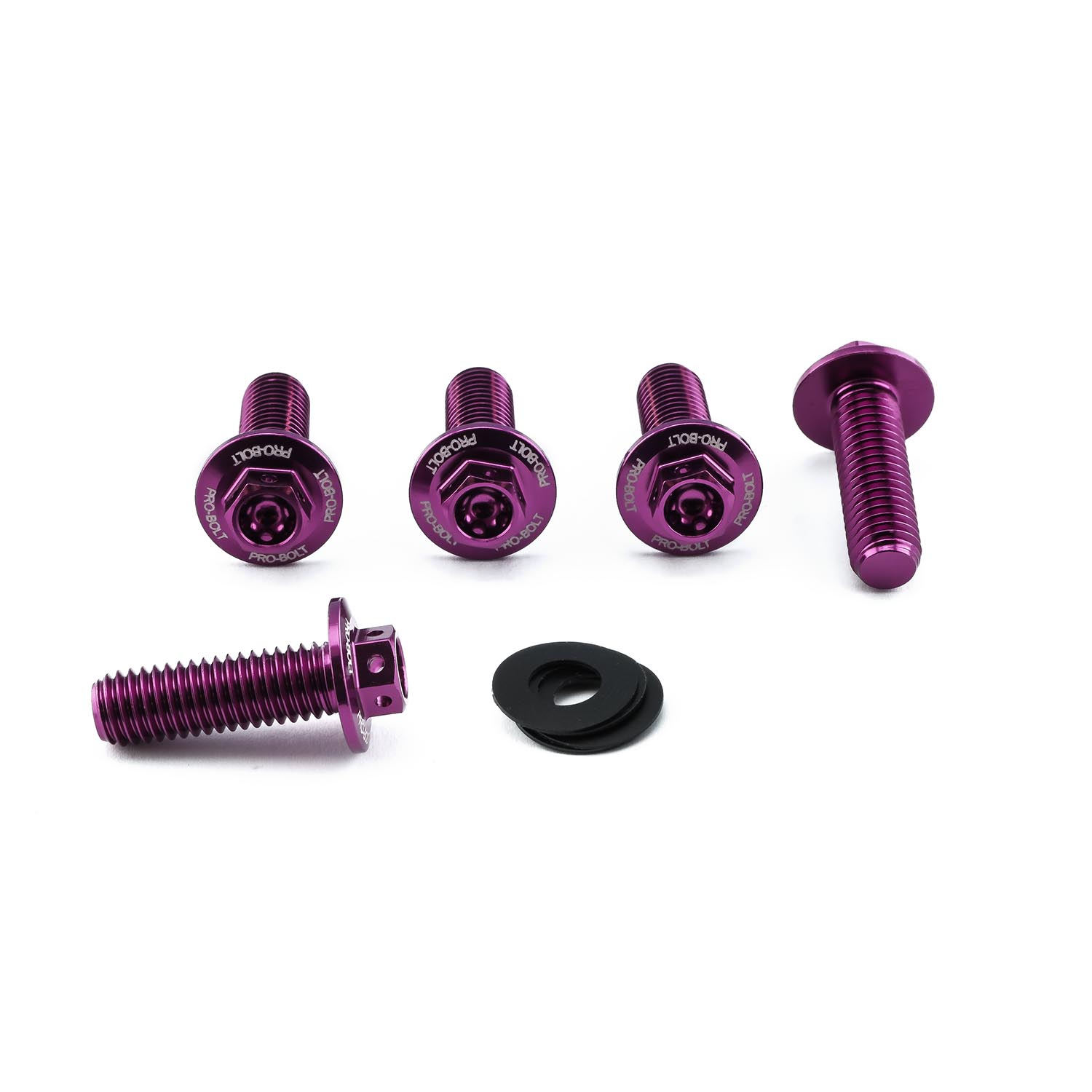 Aluminum Flanged Hex Bodywork Bolt M8x(1.25mm)x25mm Race Spec Etched Pack x5 - Walmart.com