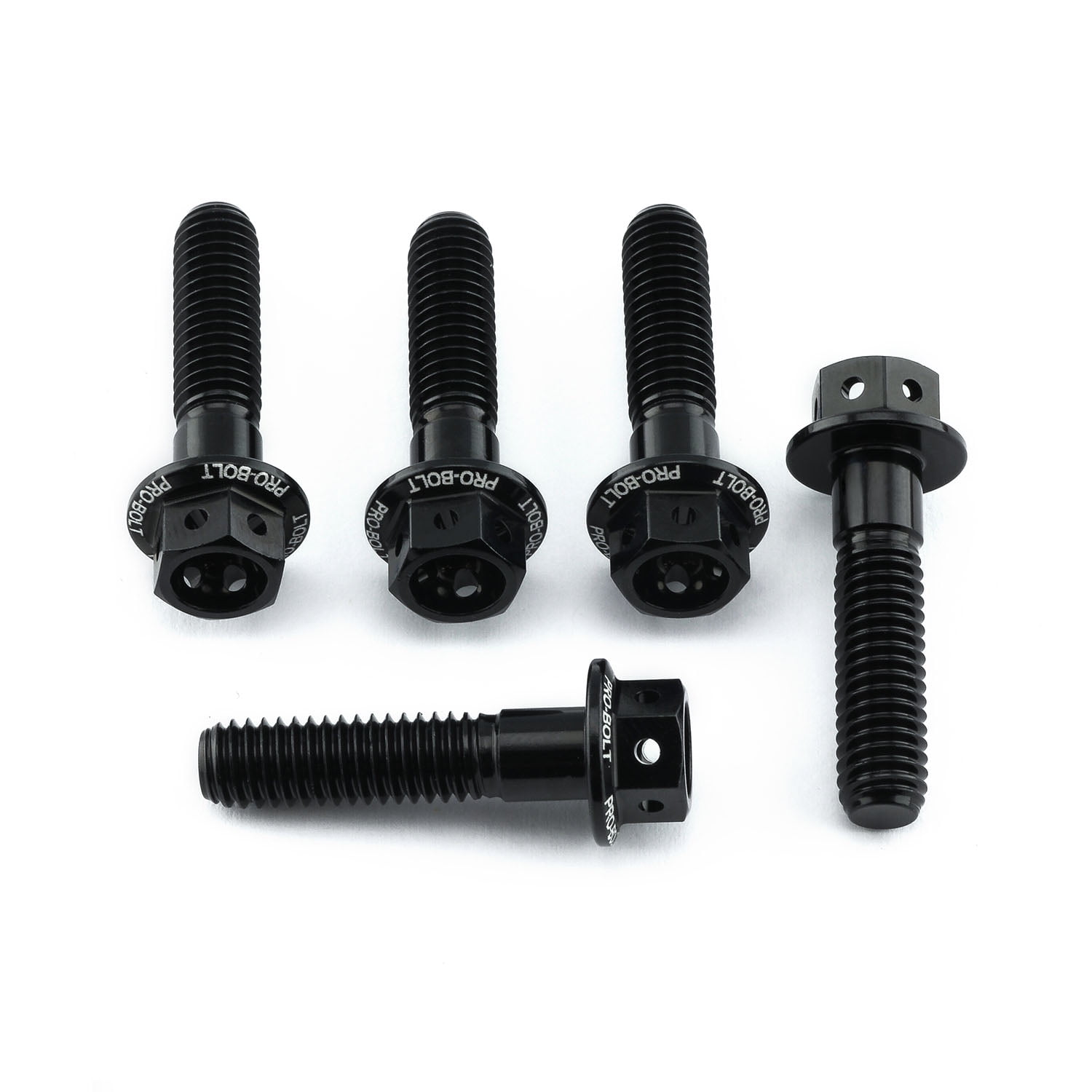 Aluminum Flanged Hex Head Bolt M6x(1.00mm)x25mm Race Spec Etched Pack ...