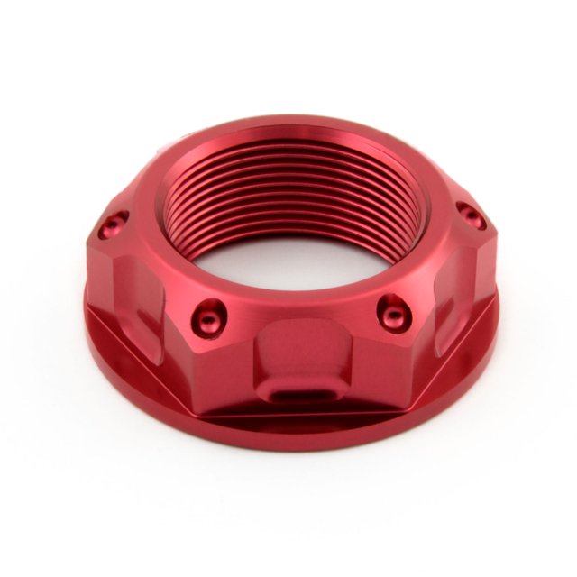 Aluminum Flanged Top Yoke Nut M22x(1.00mm) Open (LTYOKEO50) - Walmart.com