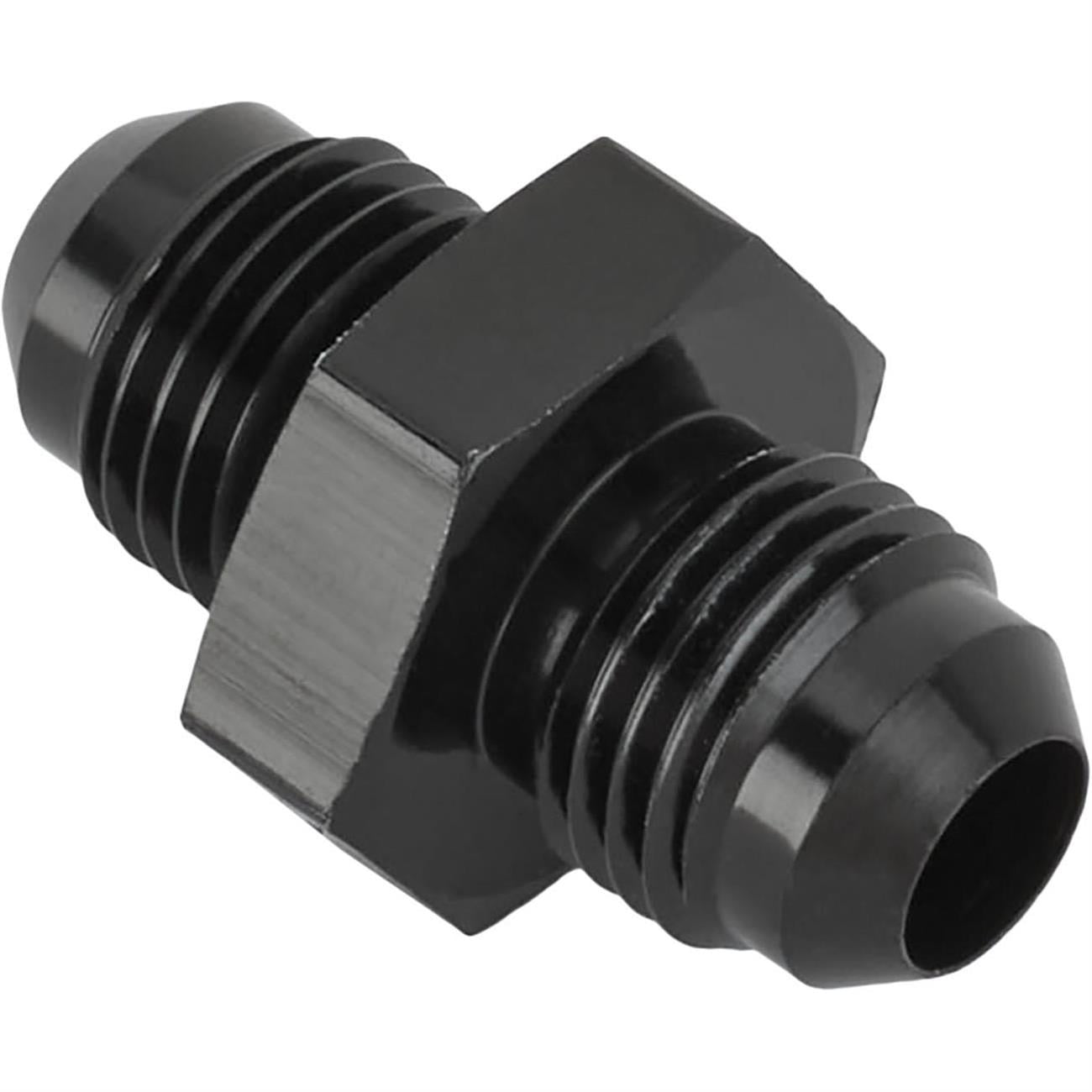 Aluminum Flare Union Adapter Fitting, Black, -6 AN - Walmart.com