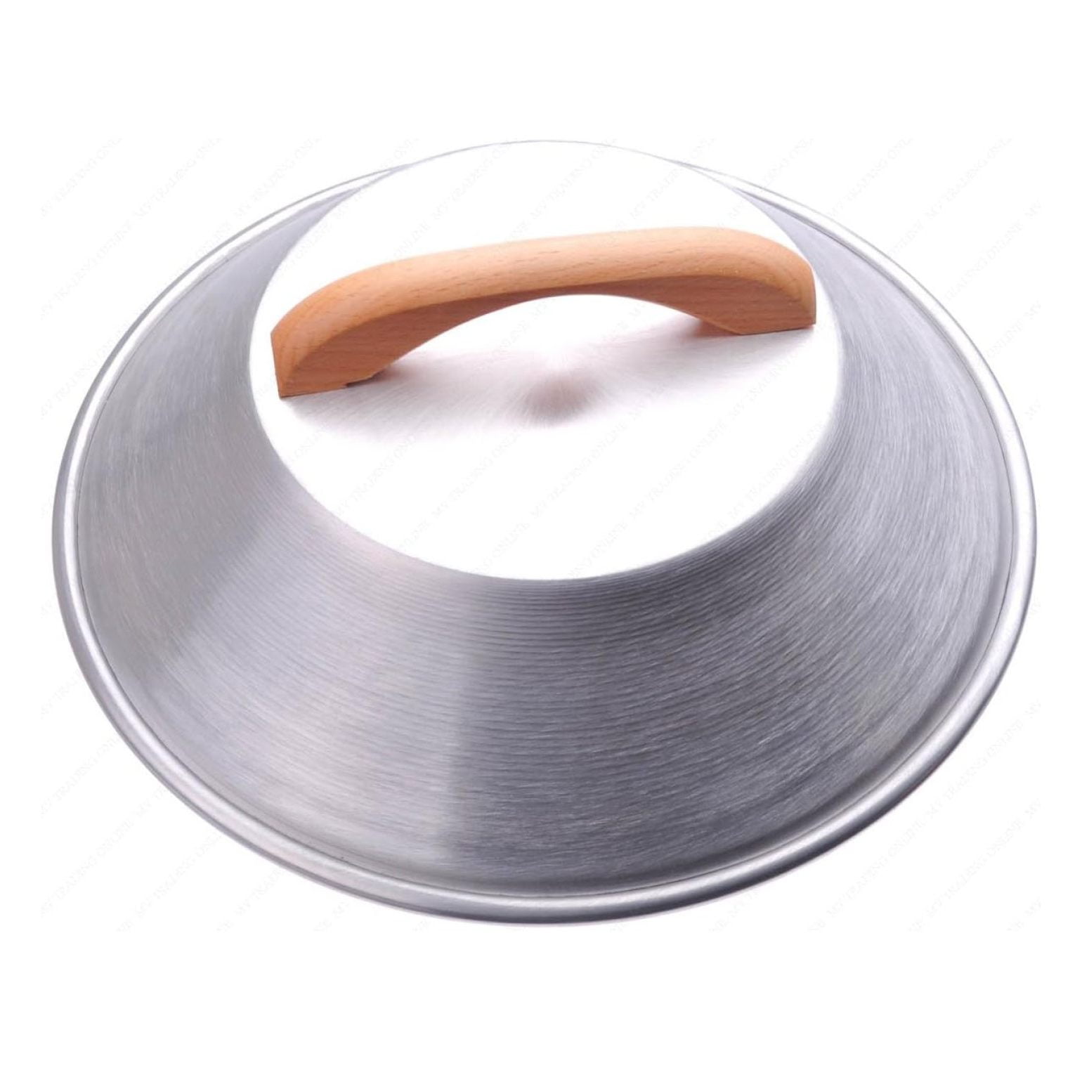 Aluminum Flat Wok Lid Wok Cover 11-Inches for 12-Inch Woks Aluminum Lid ...