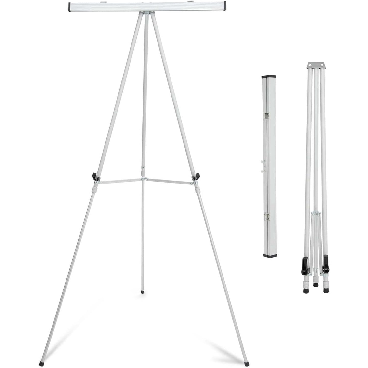 Aluminum Flip Chart Display Easel Stand with Adjustable Floor for ...