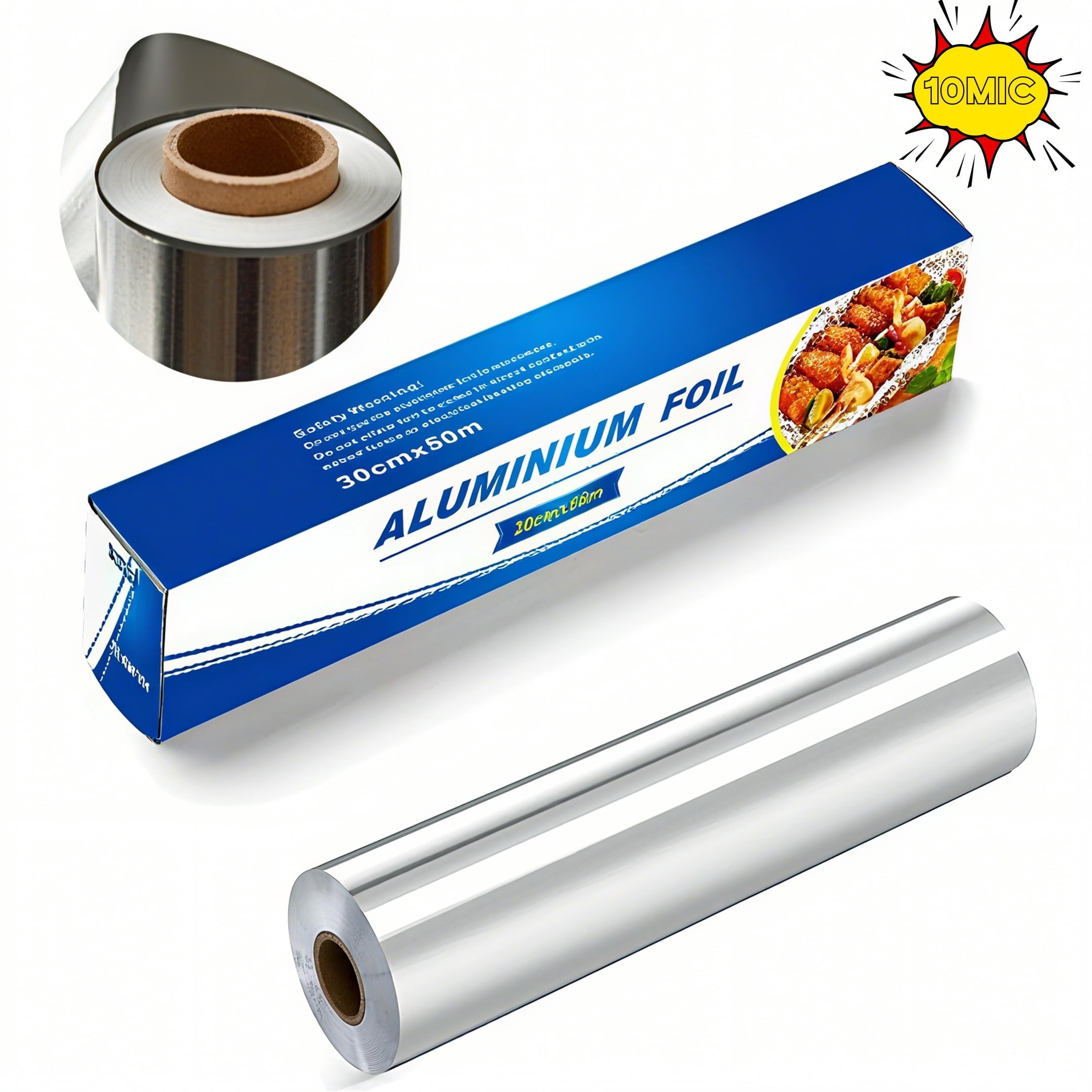 Aluminum Foil,Aluminum Foils Roll,Aluminum Food Wrap for Baking,Cooking ...