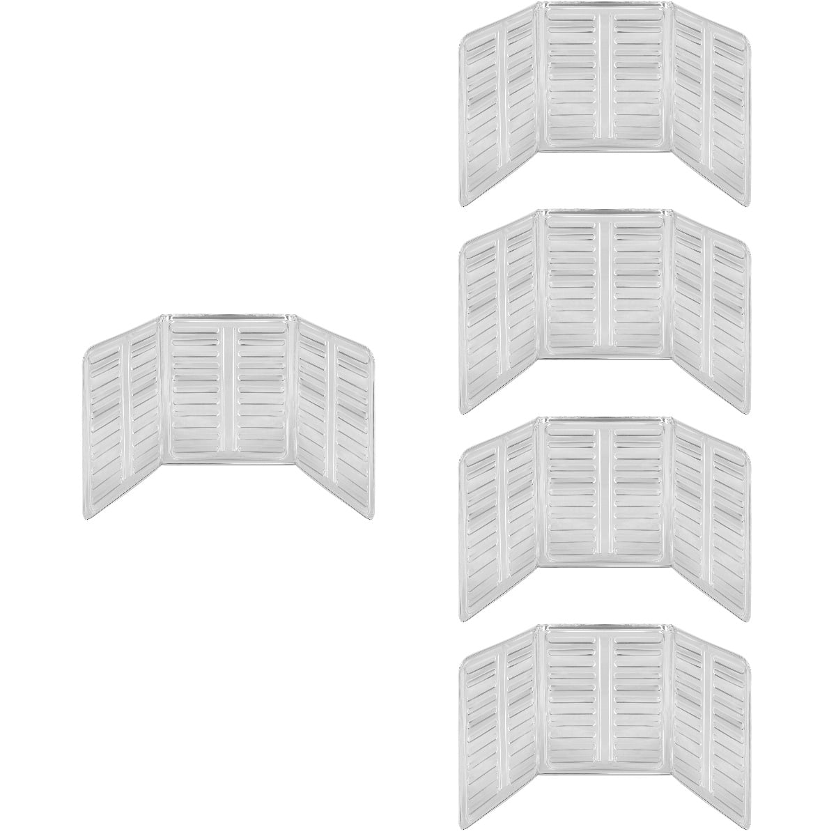 Aluminum Foil Block Guard Frying Pan Splatter Kitchen Wall Protector ...