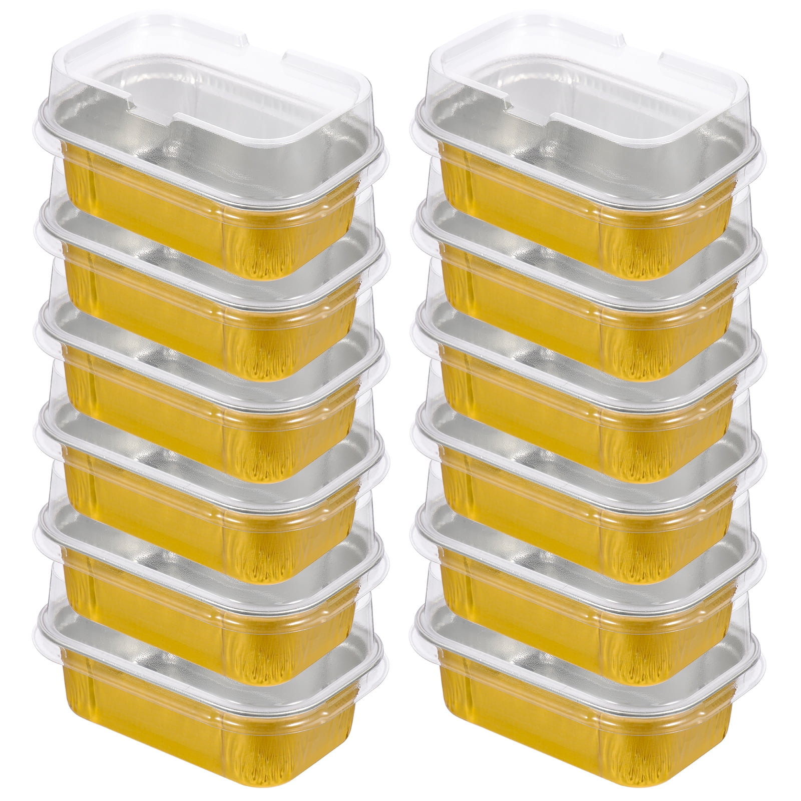 ifundom Golden Chocolate Cake Molds, 50 Pcs High-Temperature Resistant ...